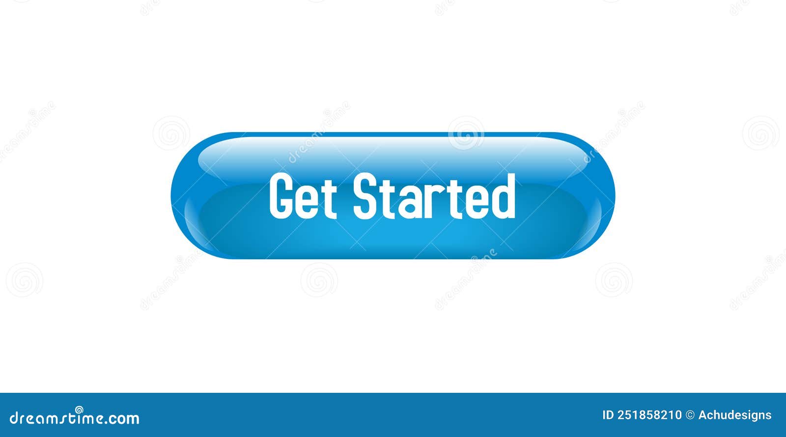 Get started button stock vector. Illustration of create - 251858210