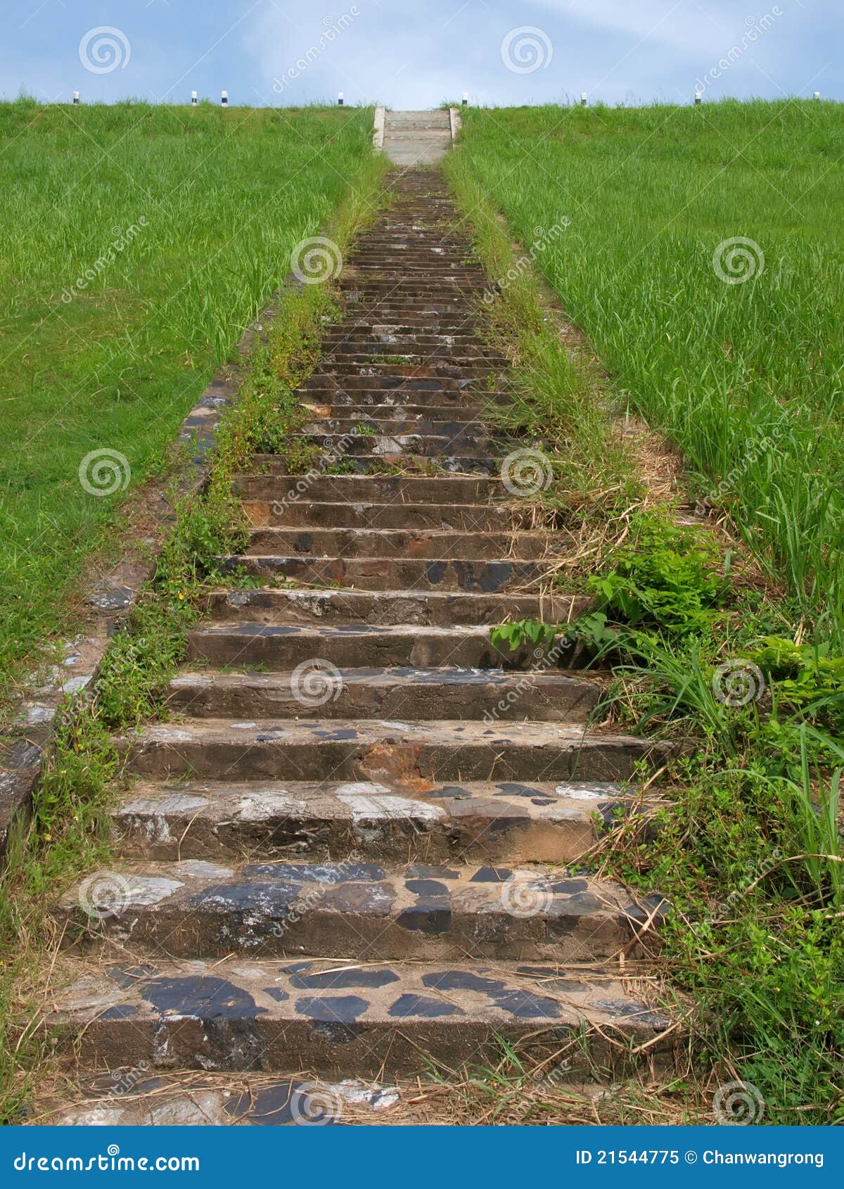 Long outdoor stone steps stock image. Image of countryside - 21544775