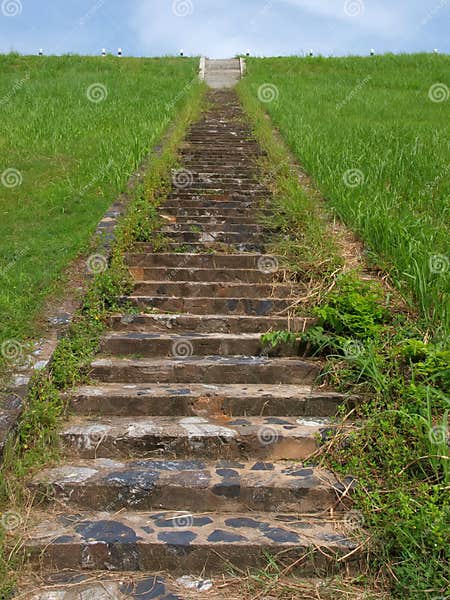 Long outdoor stone steps stock image. Image of countryside - 21544775