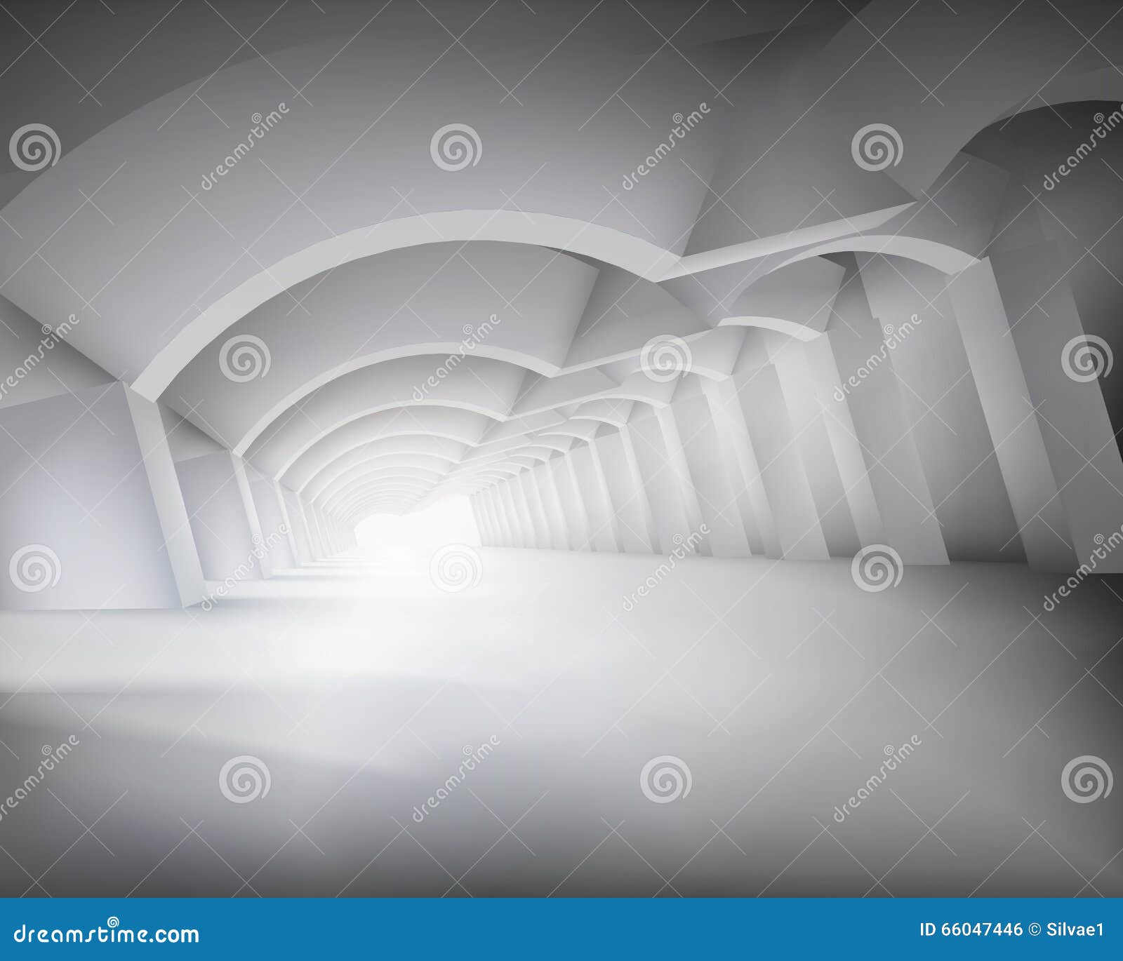 Long Passage. Vector Illustration. Stock Vector - Illustration of ...