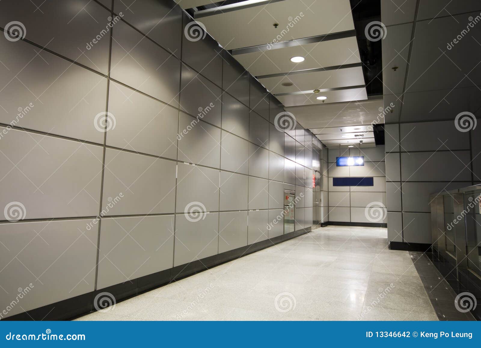 Long passageway stock photo. Image of passage, lighting - 13346642