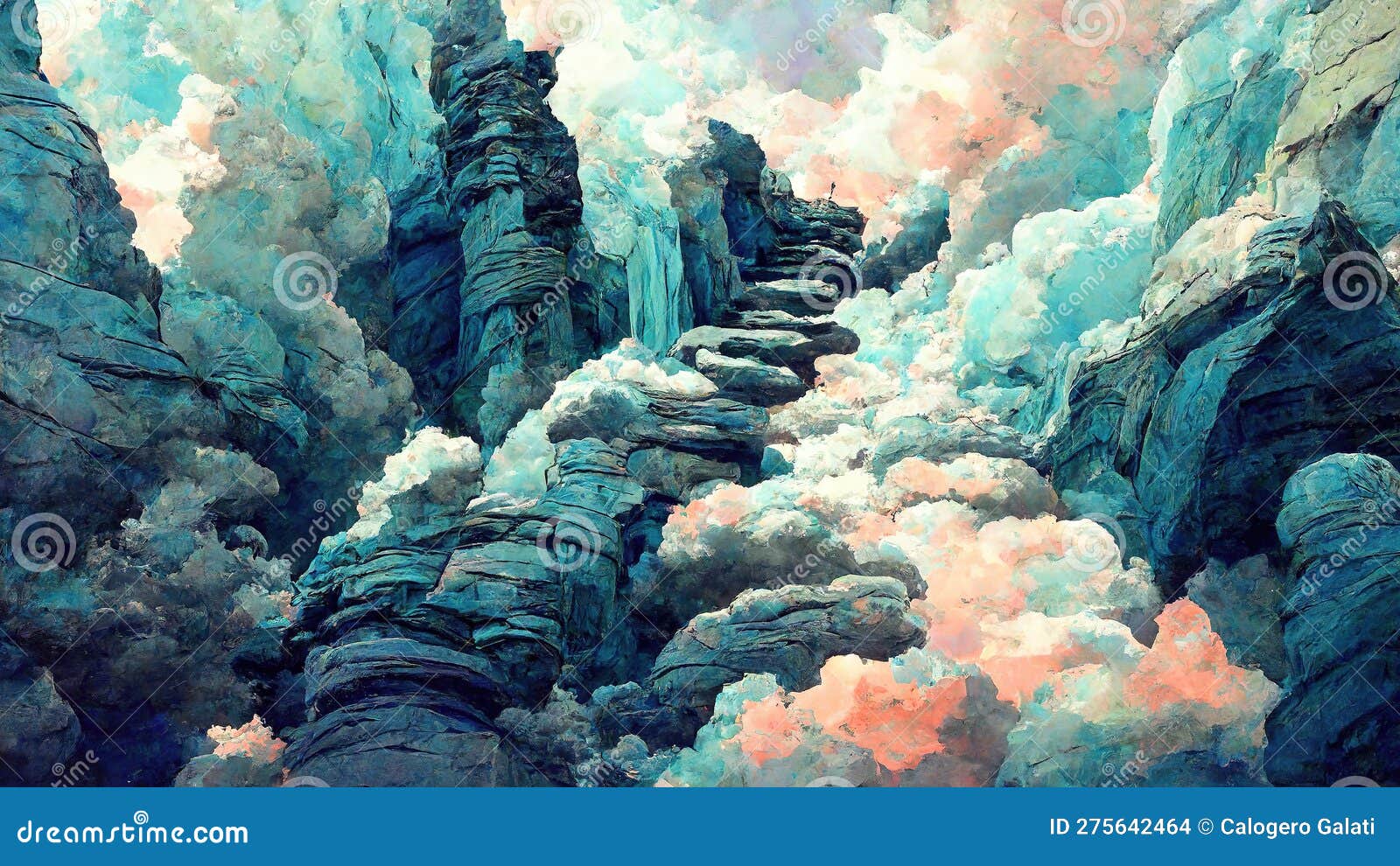 A Long Path Going Up To the Hill To Find Atlantis, Ai Generated Image ...