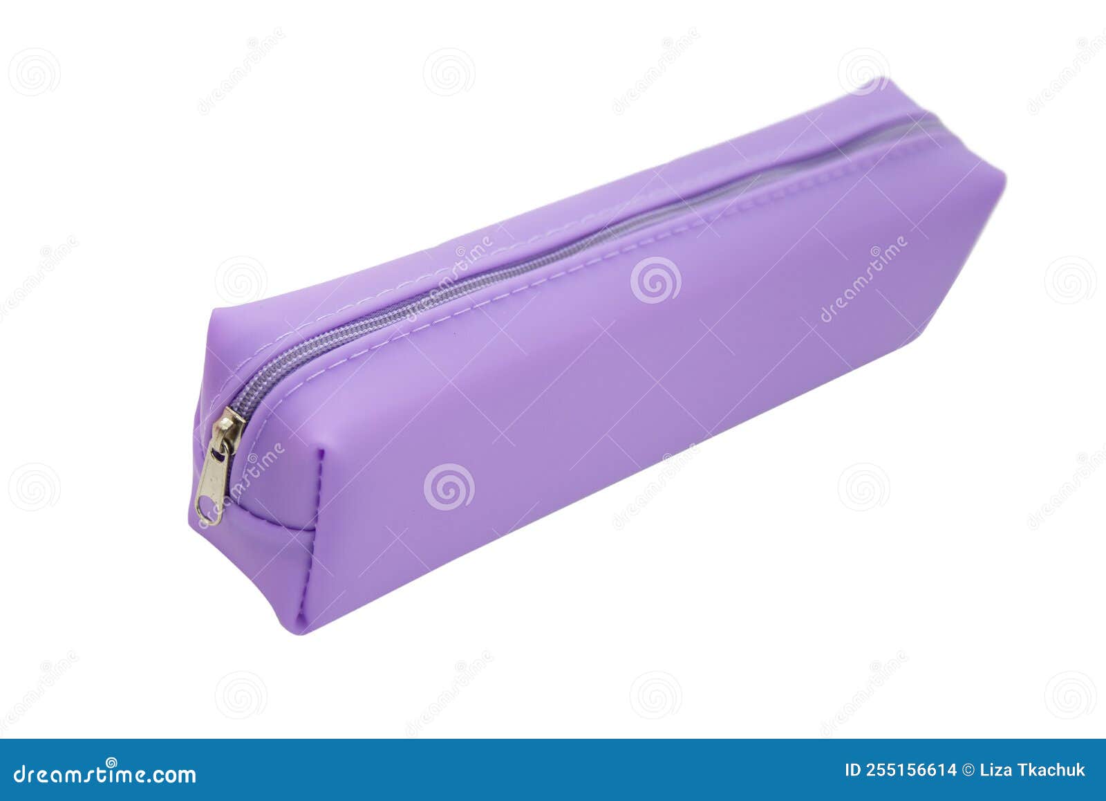 Long Pencil Pen Case Container Isolated on the White Background Stock ...
