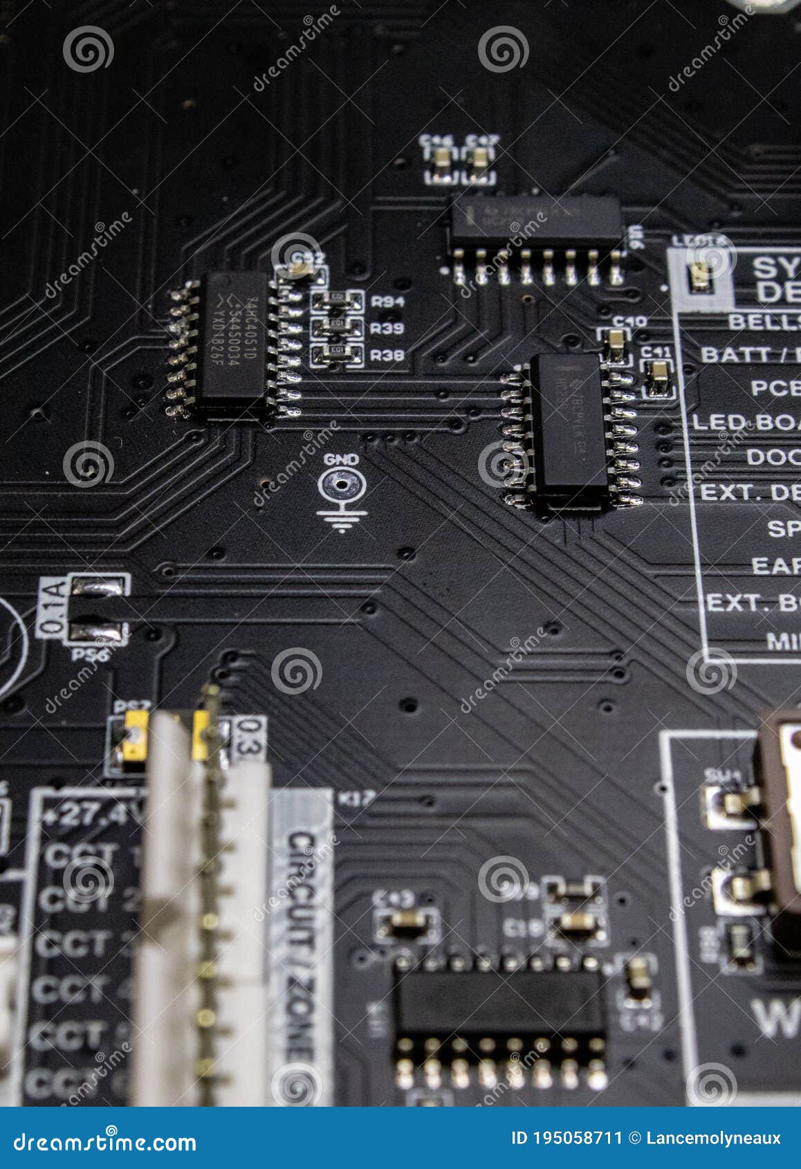 Long Photo of Multiple Integrated Circuit Chips Stock Image - Image of ...