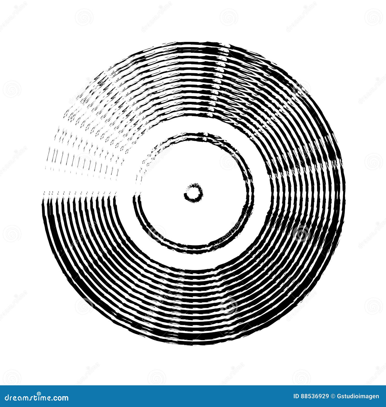 Long play disk icon stock vector. Illustration of sign - 88536929