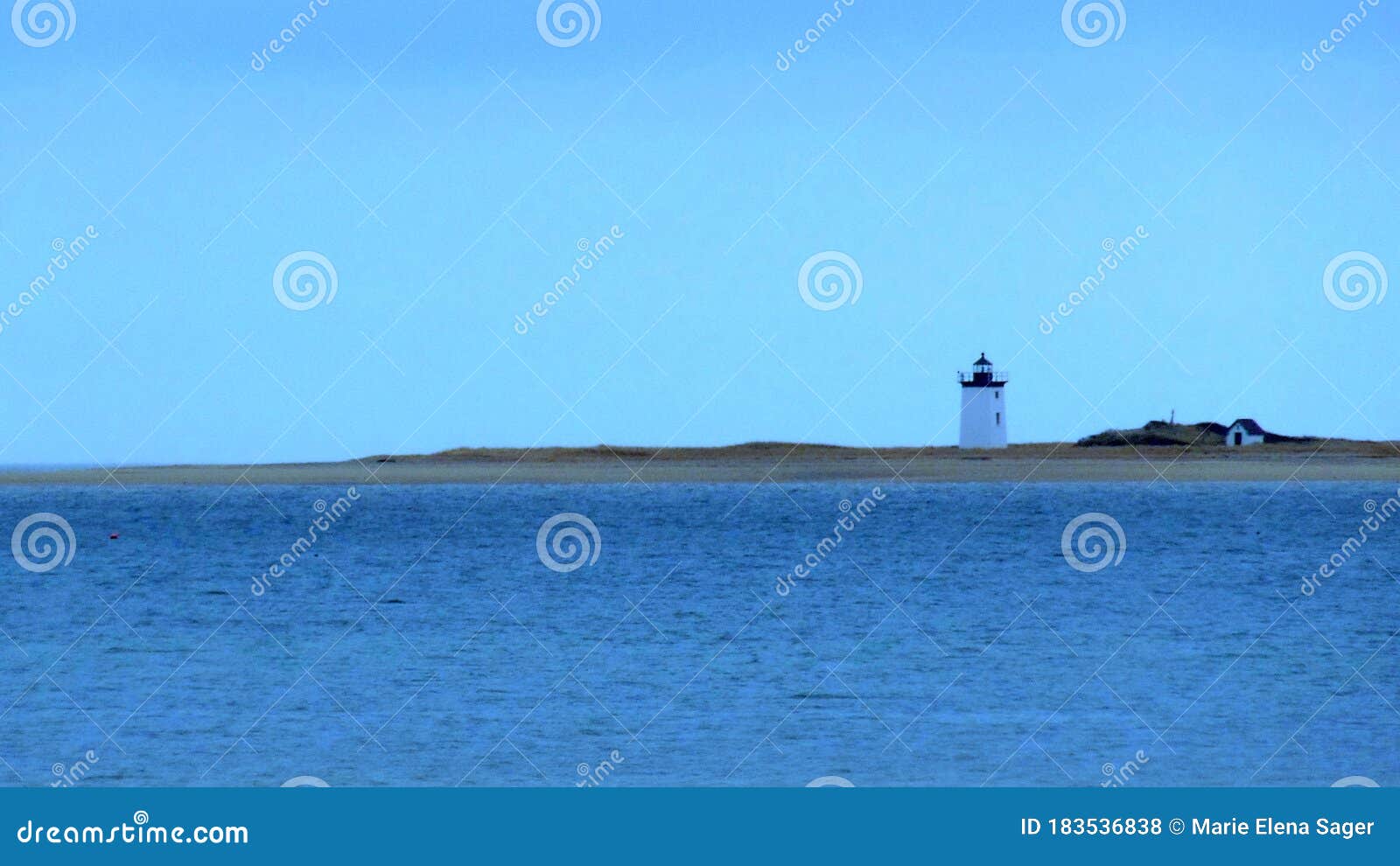 Long Point Lighthouse Cape Cod Stock Photo - Image of water, long ...