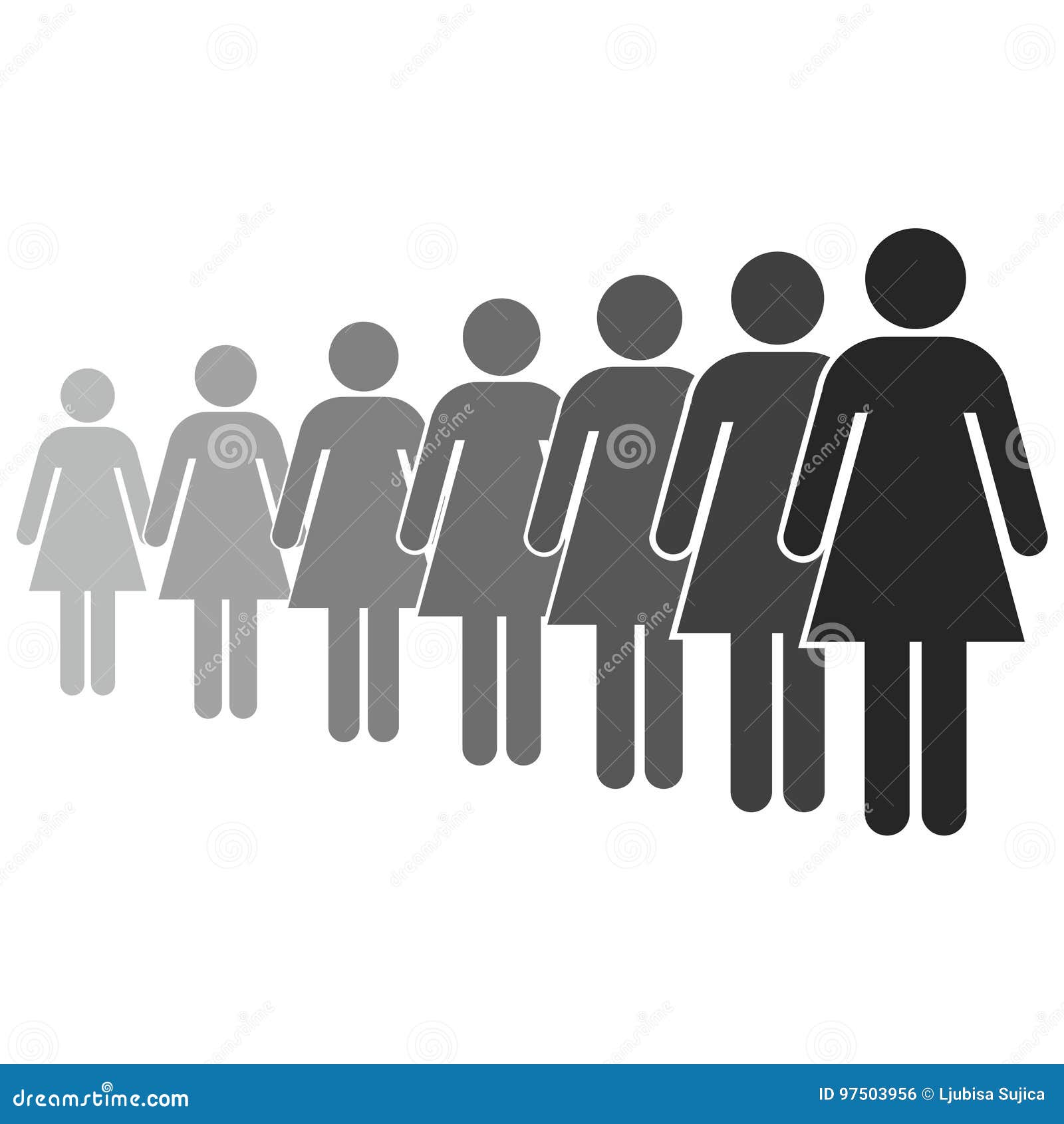 Long Queue stock vector. Illustration of suit, clothing - 97503956 Long Queue stock vector. Illustration of suit, clothing - 97503956