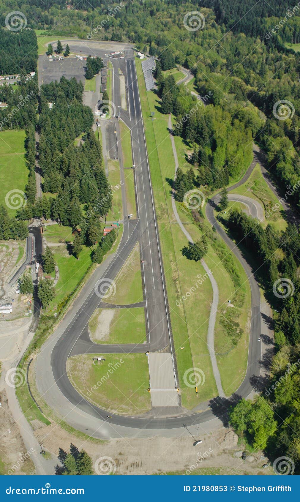Long Race Track stock image. Image of tree, lane, curve - 21980853