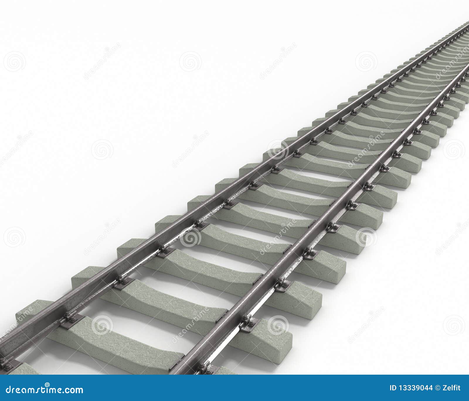Long Rails Diagonal stock illustration. Illustration of railroad - 13339044