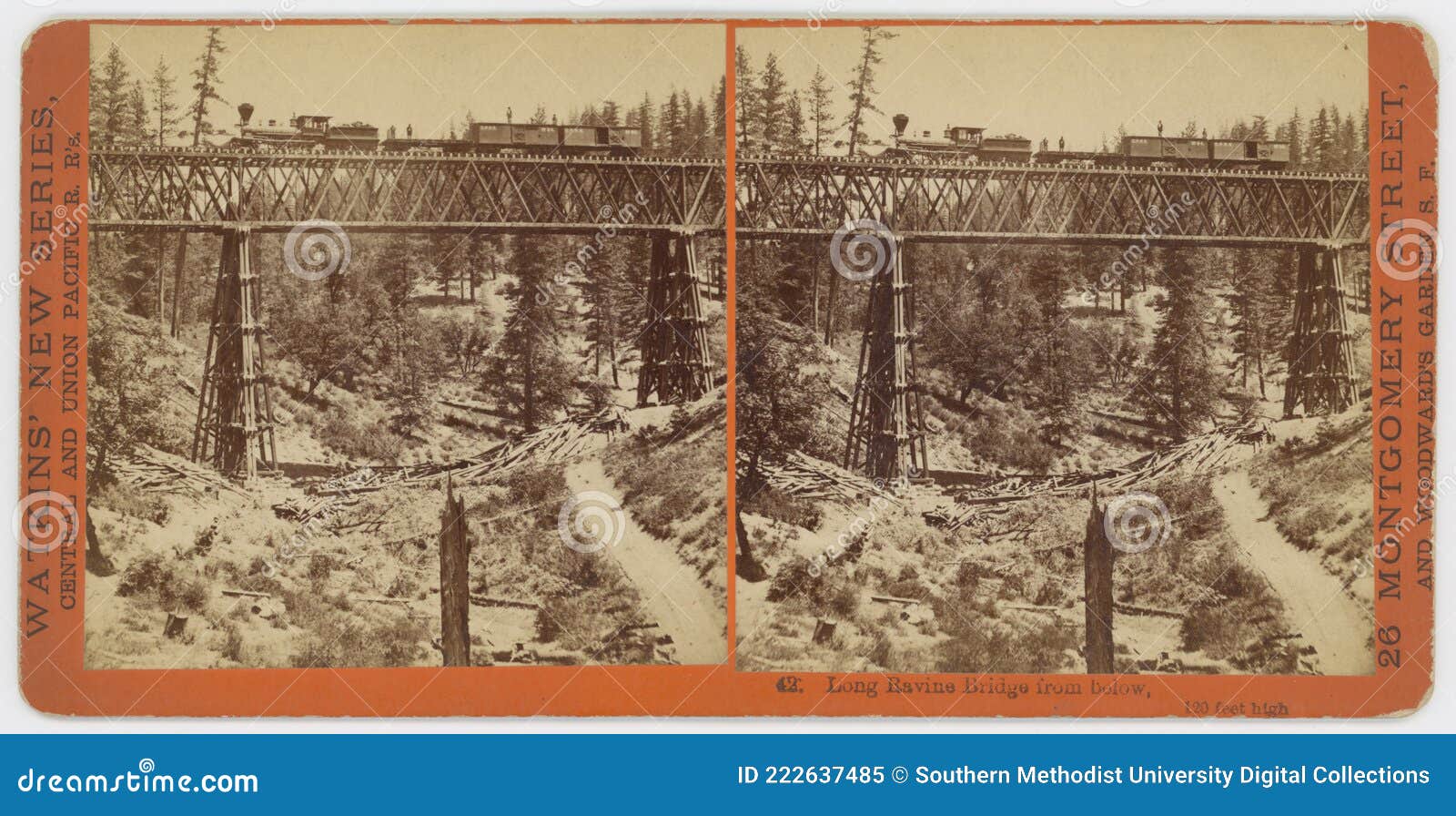 Long Ravine Bridge From Below, 120 Feet High Picture. Image: 222637485