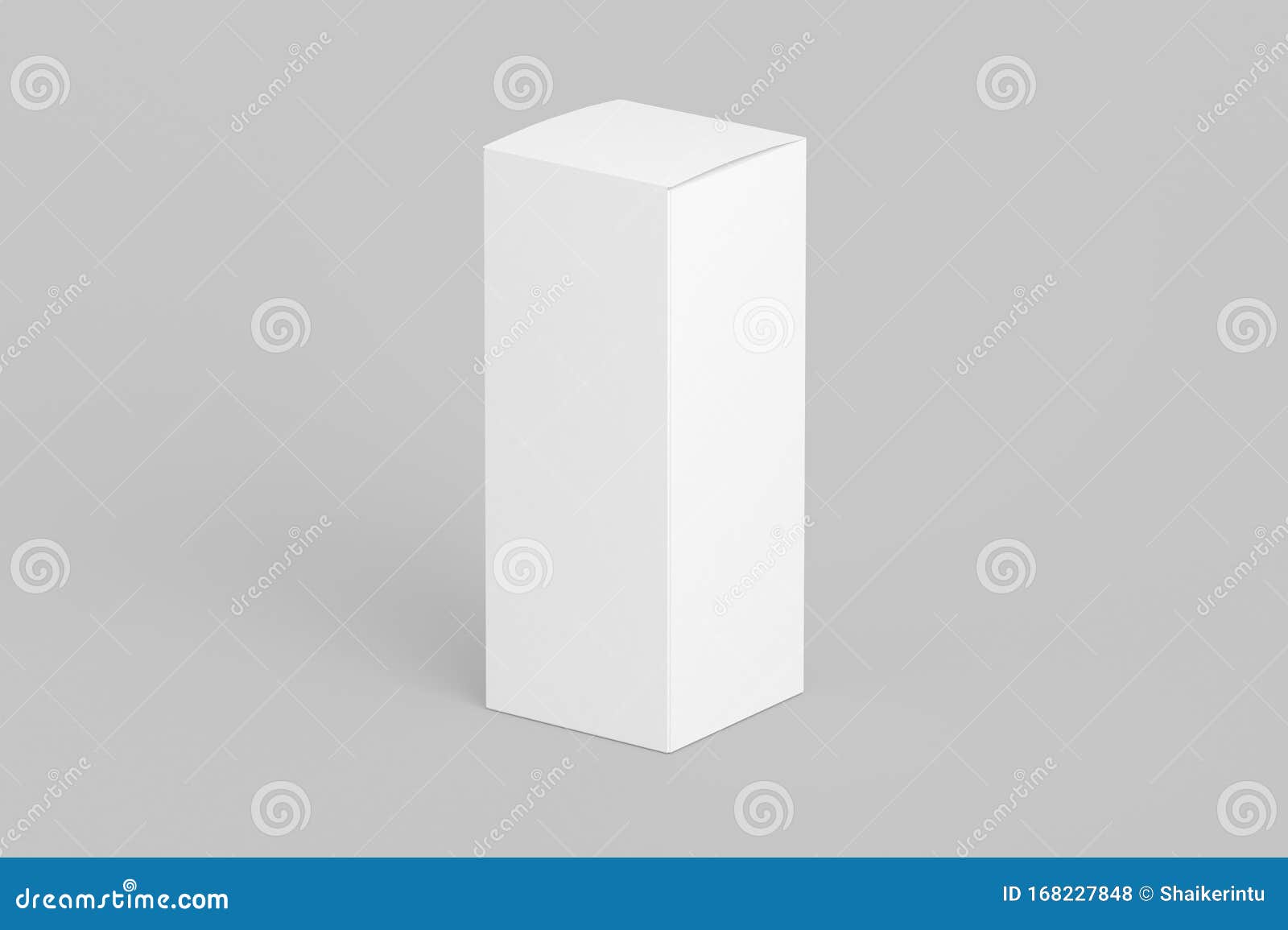 3d Illustration of Long Rectangular Box Stock Illustration ...