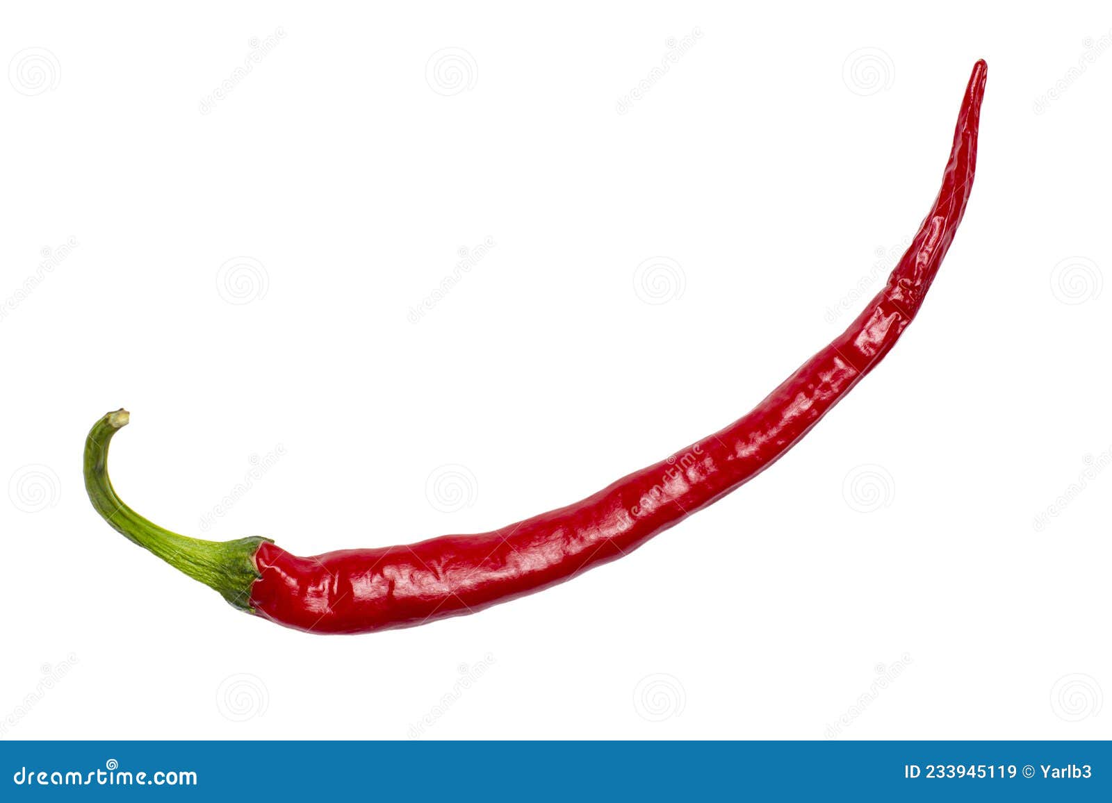 Dry Red Chilli Long Kashmiri Pepper, Cloves And Allspice Isolated On ...