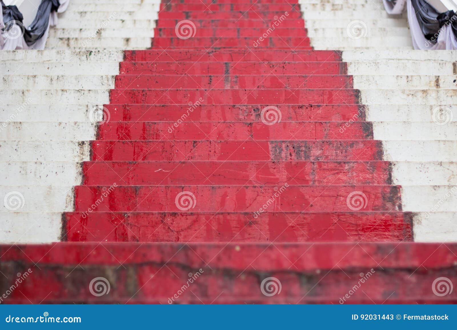 Long red stairs stock image. Image of staies, brick, walk - 92031443