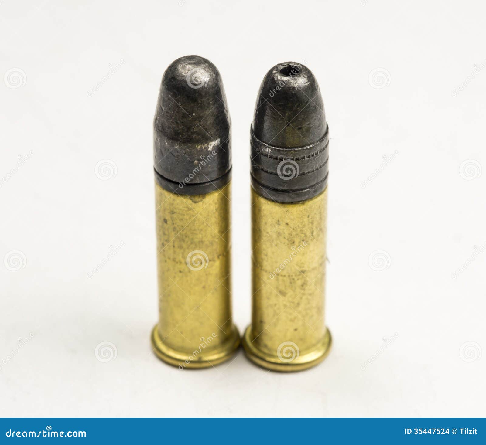 Long Rifle Rimfire Ammunition Stock Photo - Image of case, rimfire ...