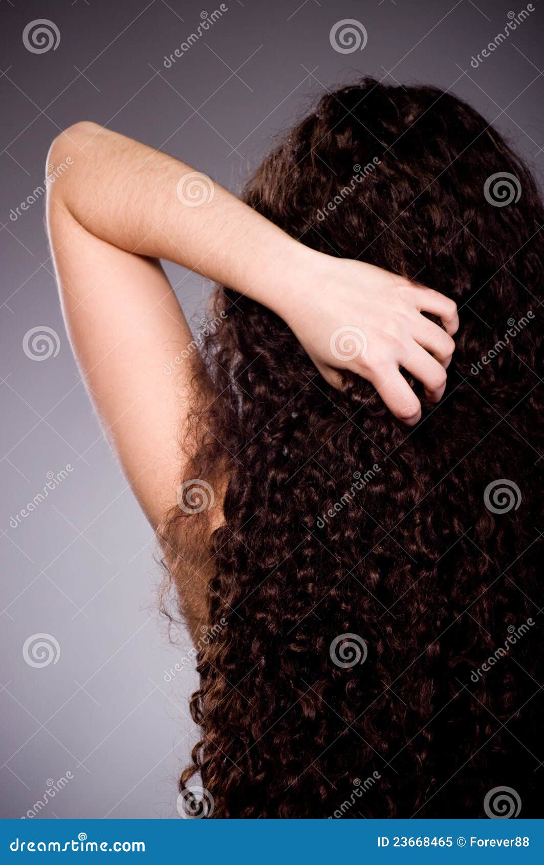 Long ringlets hair stock image. Image of long, cute, people - 23668465