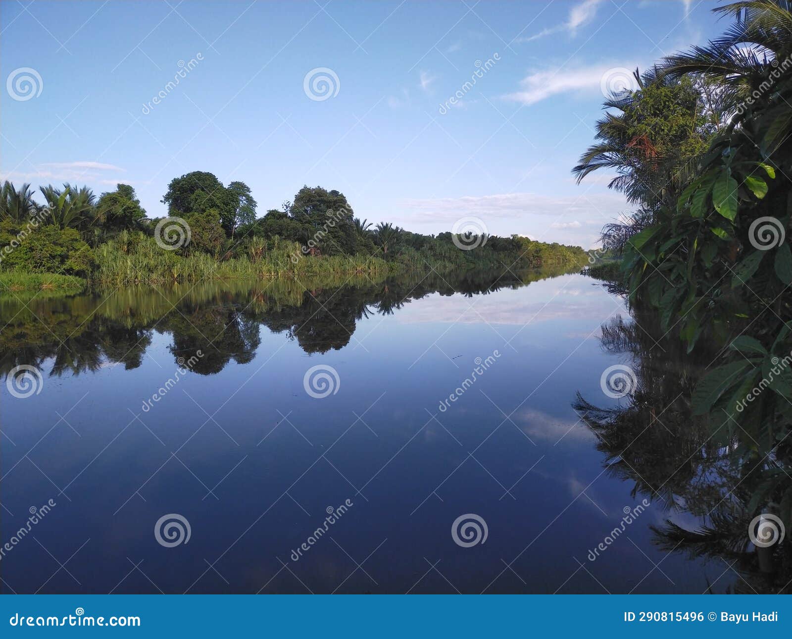 Long River of West Borneo Indonesia Stock Photo - Image of borneo, west ...