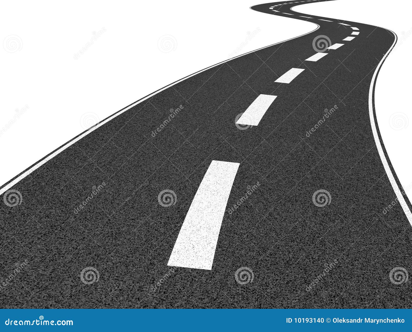 A long road stock illustration. Illustration of asphalt - 10193140