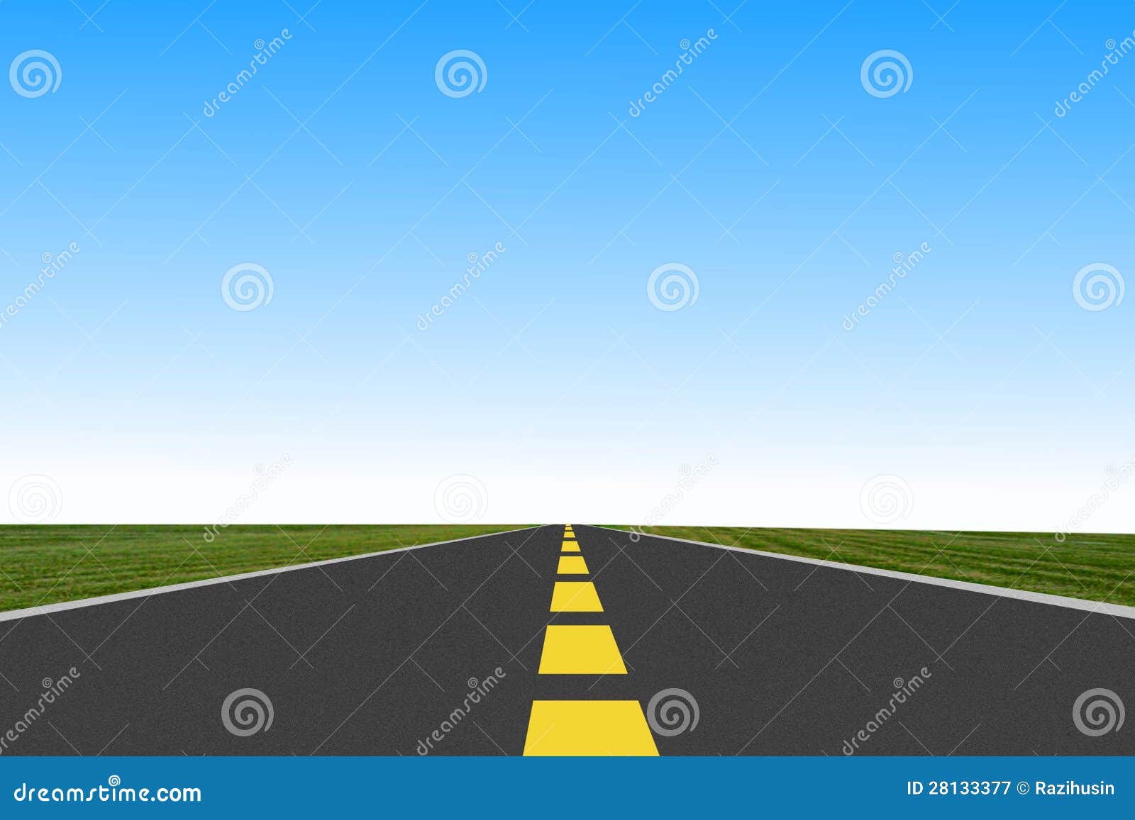 Long road ahead stock illustration. Illustration of highway - 28133377