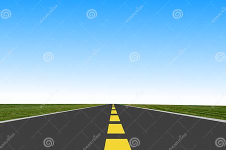Long road ahead stock illustration. Illustration of highway - 28133377