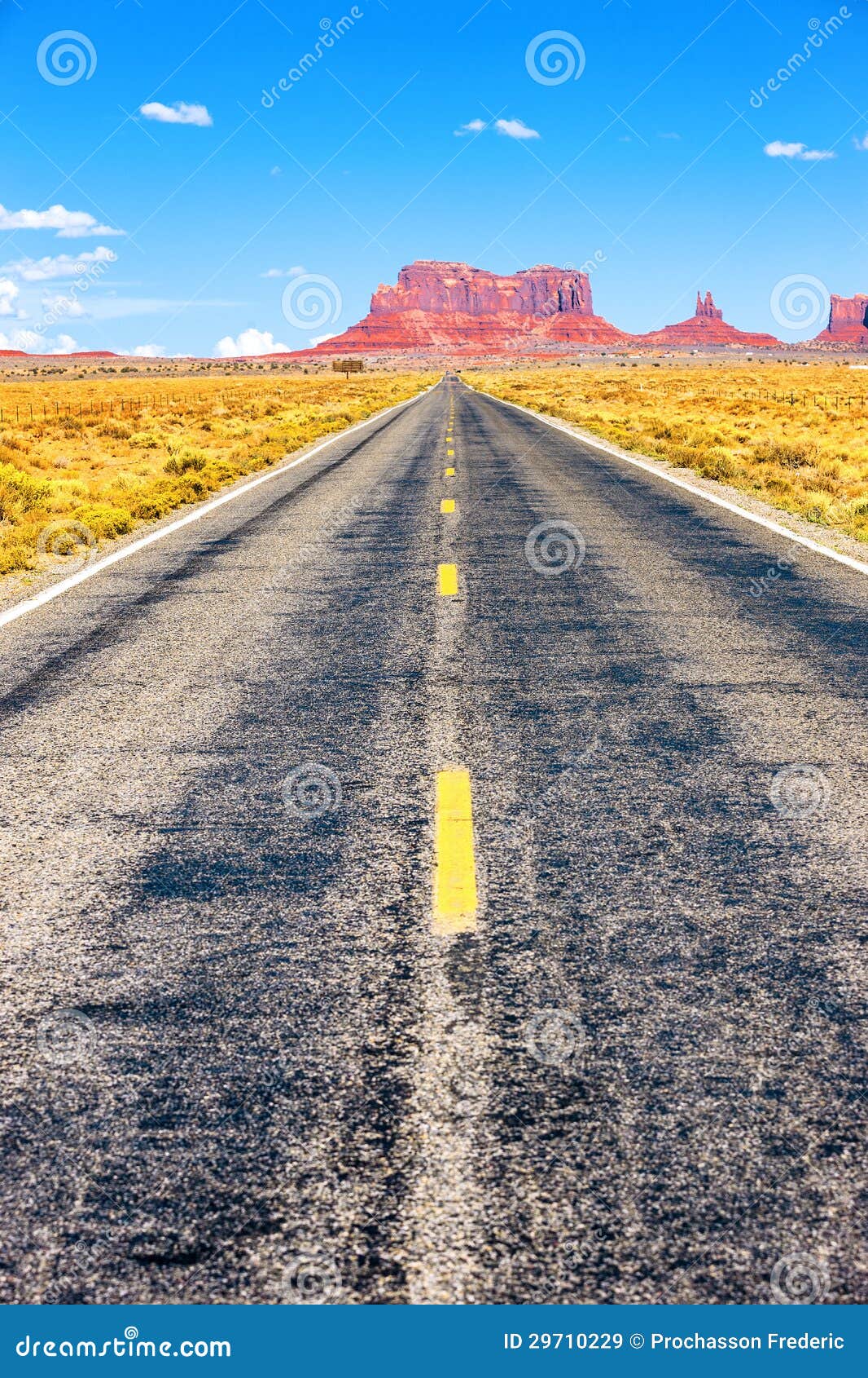 Long Road at Monument Valley Stock Image - Image of asphalt, space ...