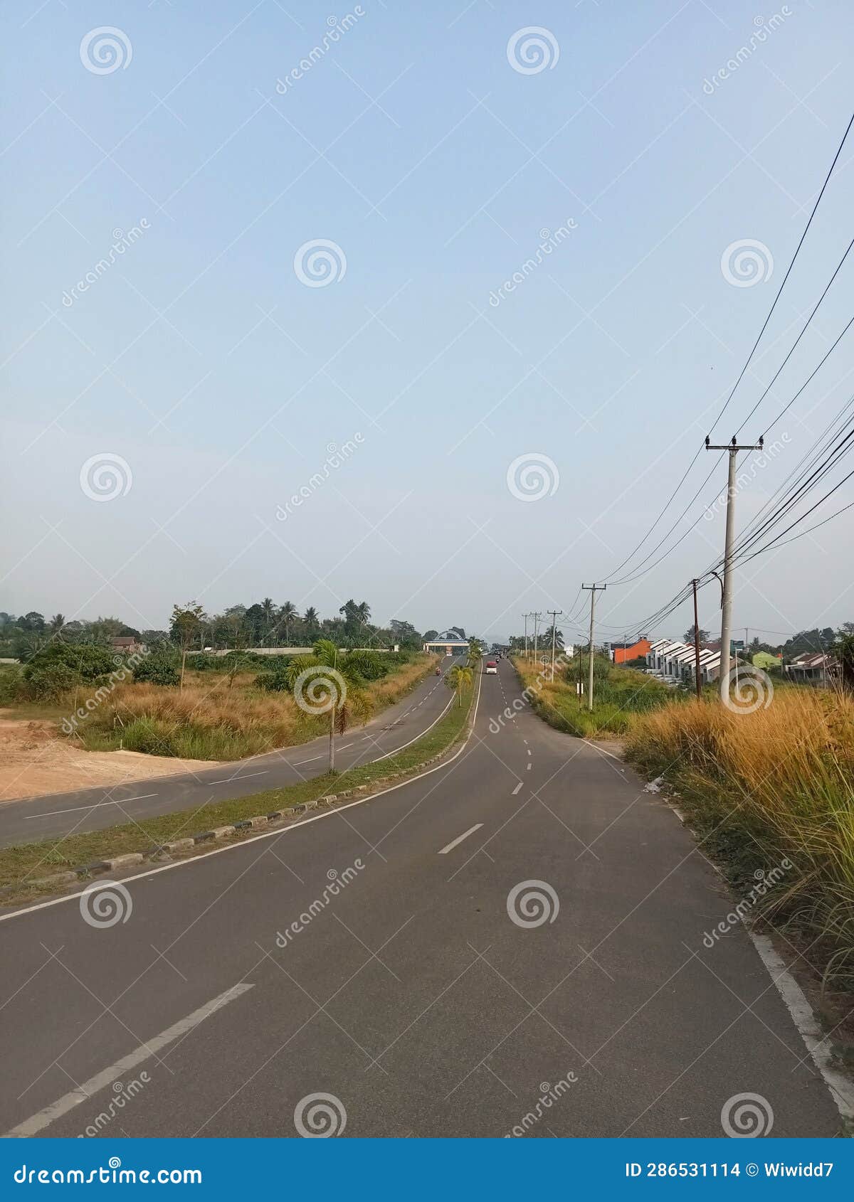 Long Road To Run at Morning View Stock Photo - Image of road, long ...