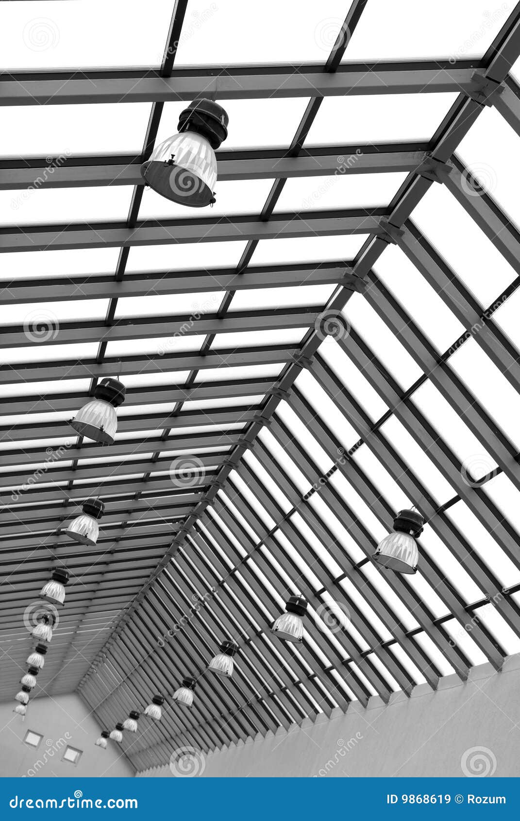 Long roof stock image. Image of architectural, design - 9868619