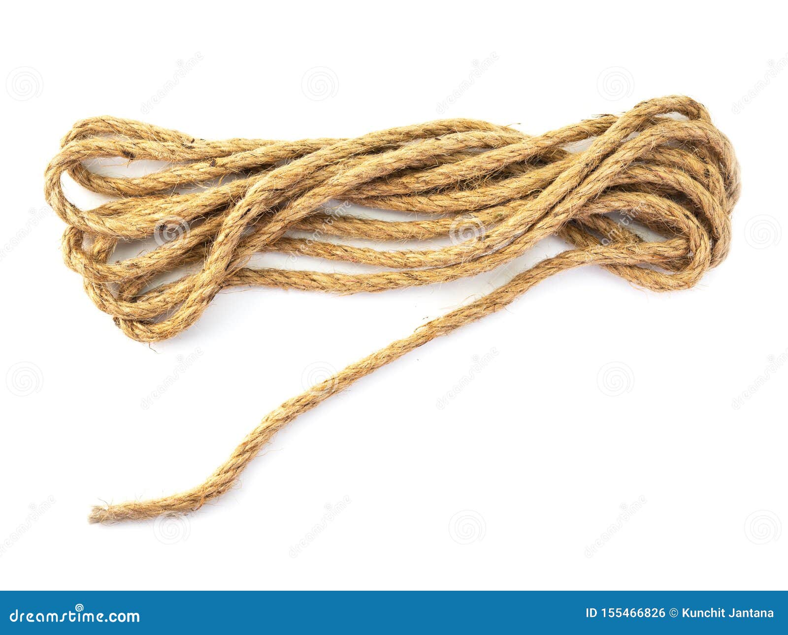 Long rough brown rope stock photo. Image of rope, package - 155466826