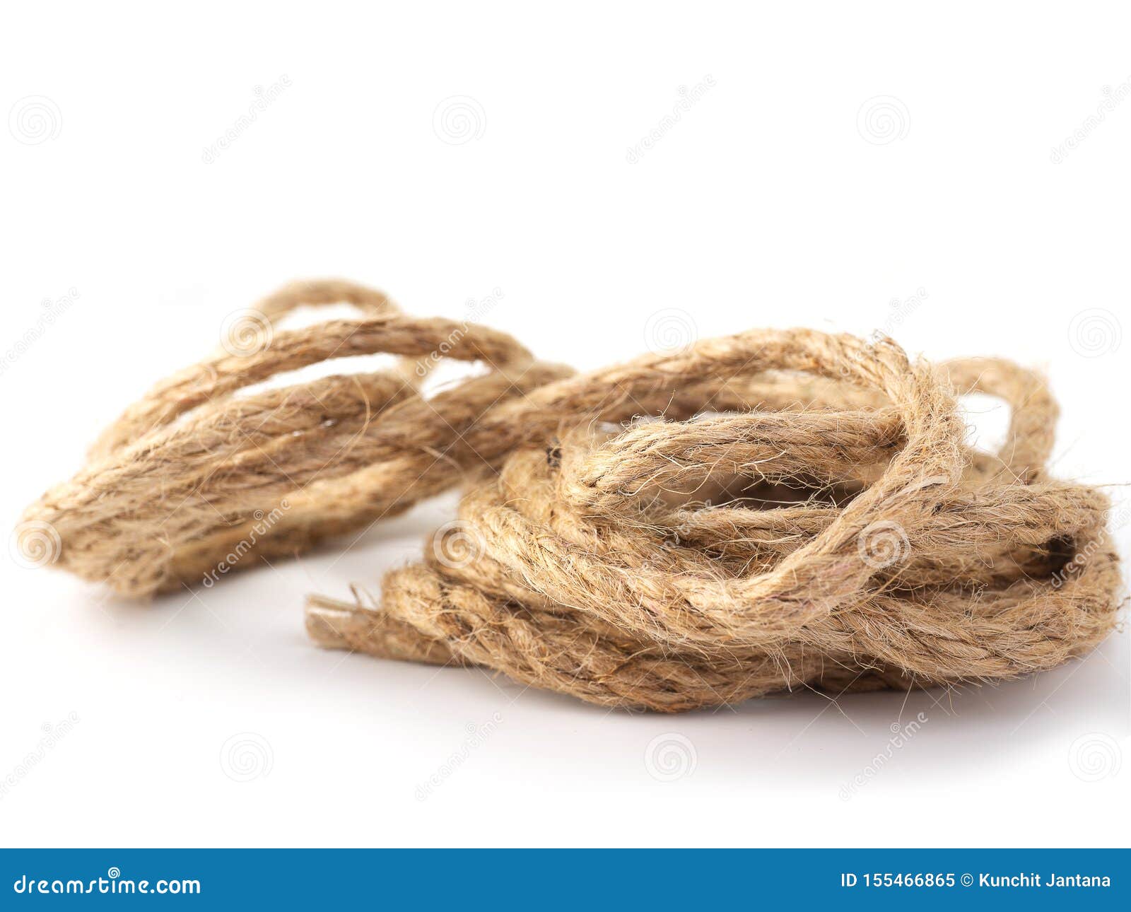 Long rough brown rope stock image. Image of package - 155466865
