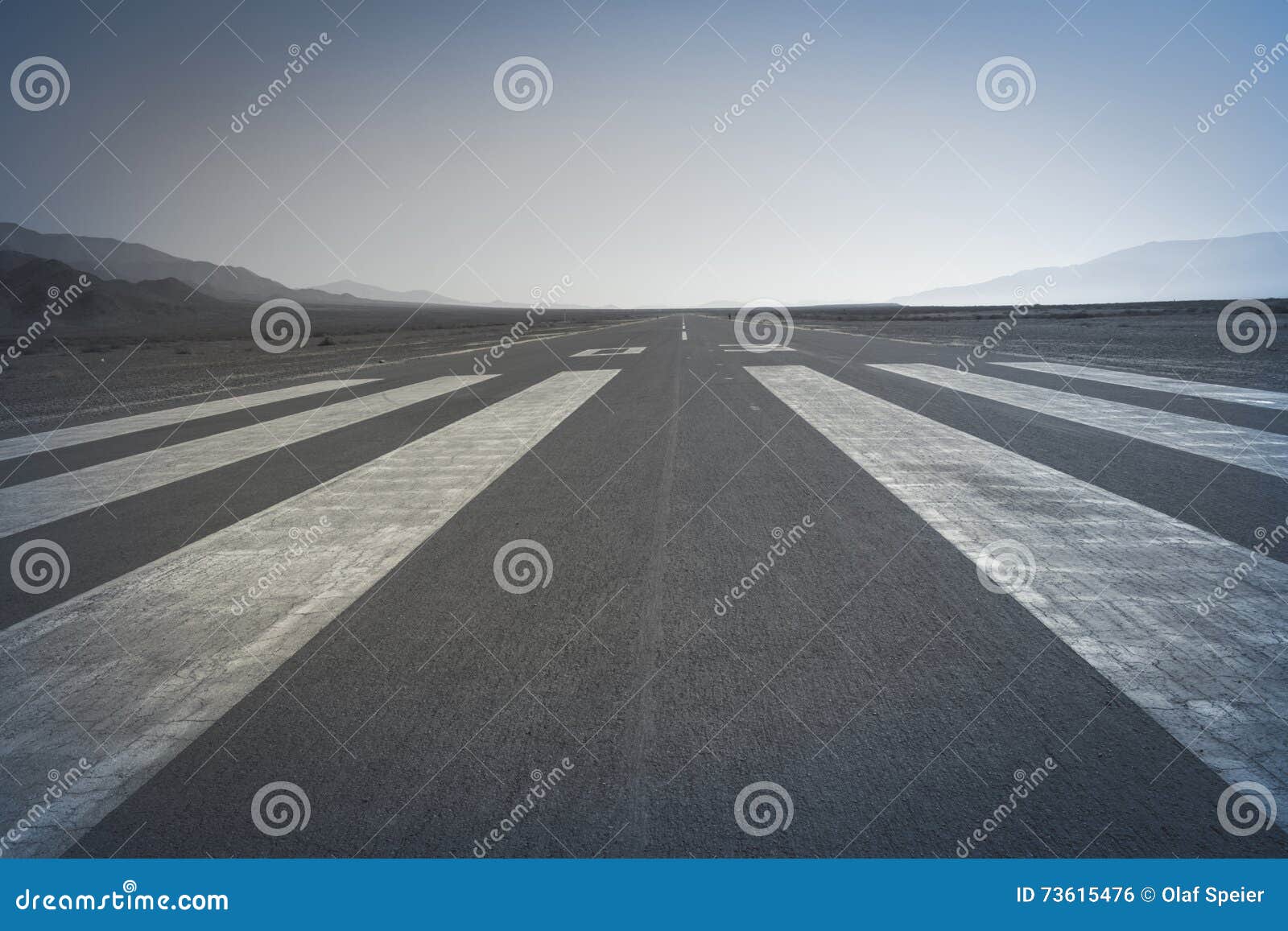 Long runway stock photo. Image of transportation, horizontal - 73615476
