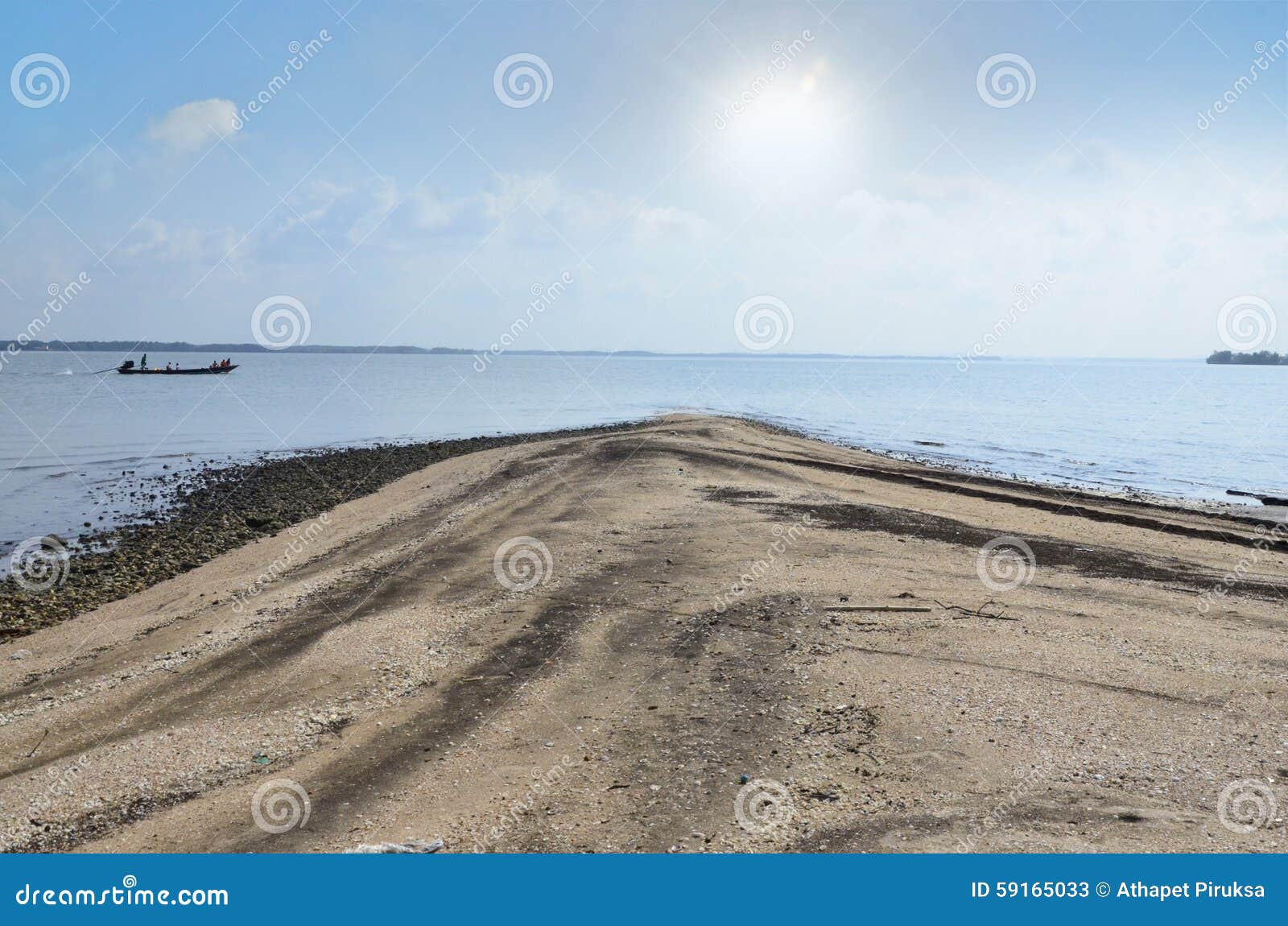Long sand cape stock image. Image of thai, sunlight, nature - 59165033