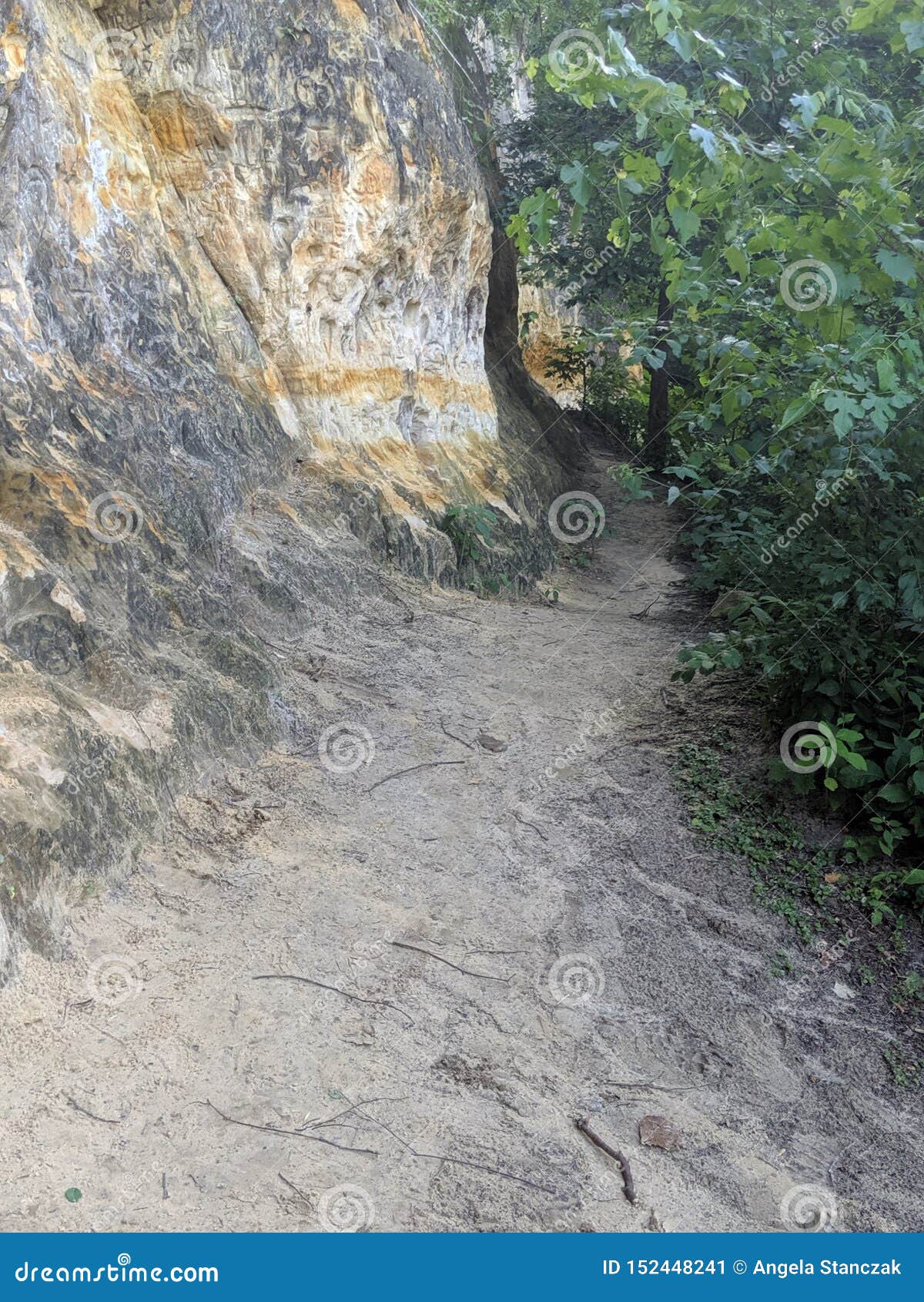 Long Sandy Outdoor Pathway stock image. Image of sandy - 152448241