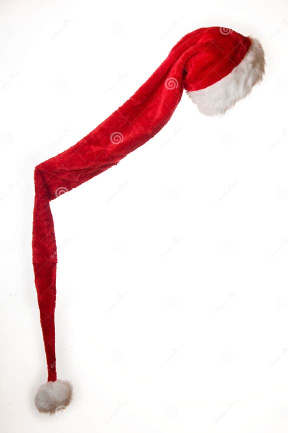 Long Santa Hat stock photo. Image of santa, isolated, season - 7858580