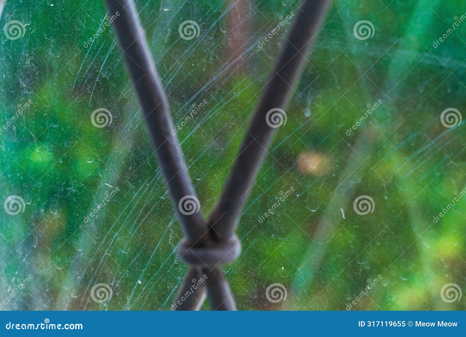 Long Scratches on the Glass of the Window Left by Sharp, Hard Objects ...