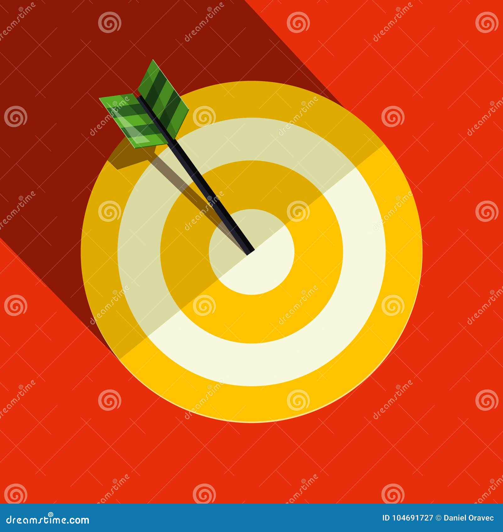Vector Target Symbol stock vector. Illustration of business - 104691727