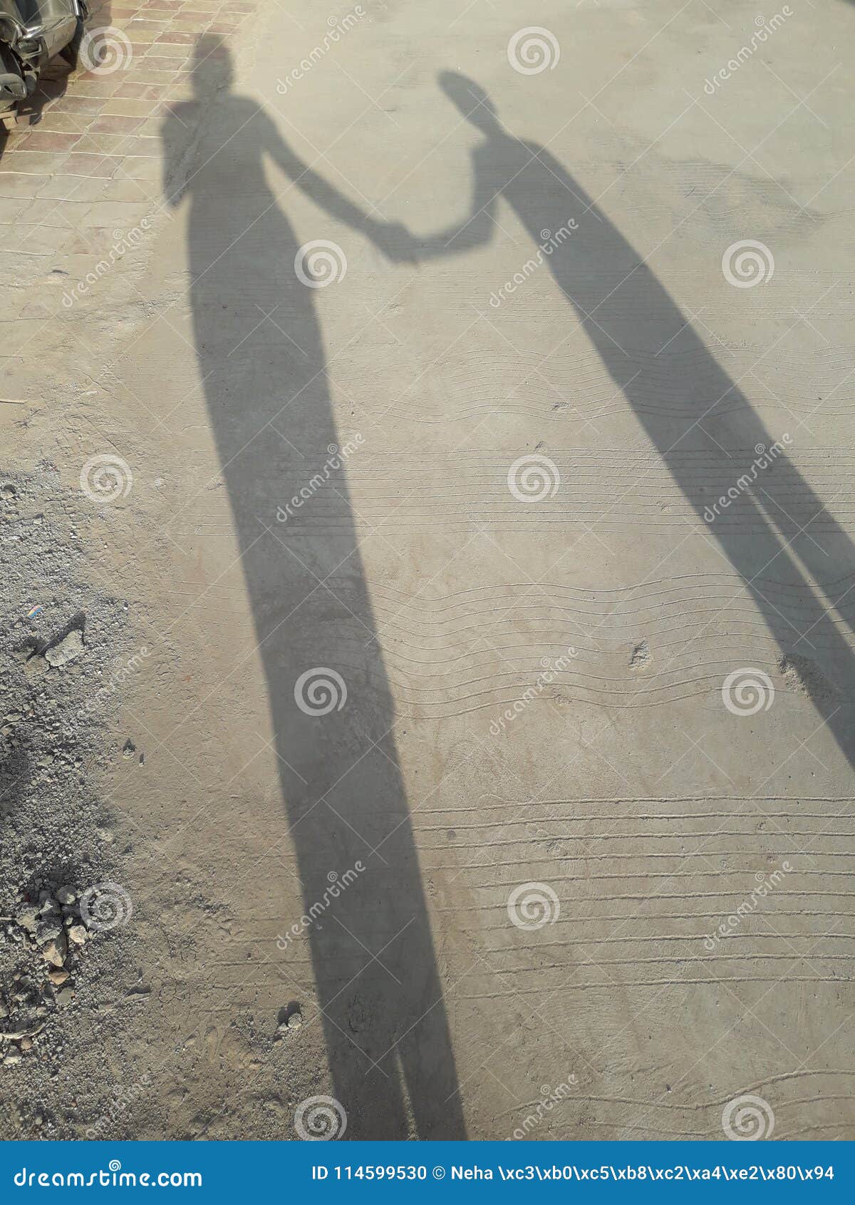 Long shadow stock photo. Image of brosis, long, relationship - 114599530