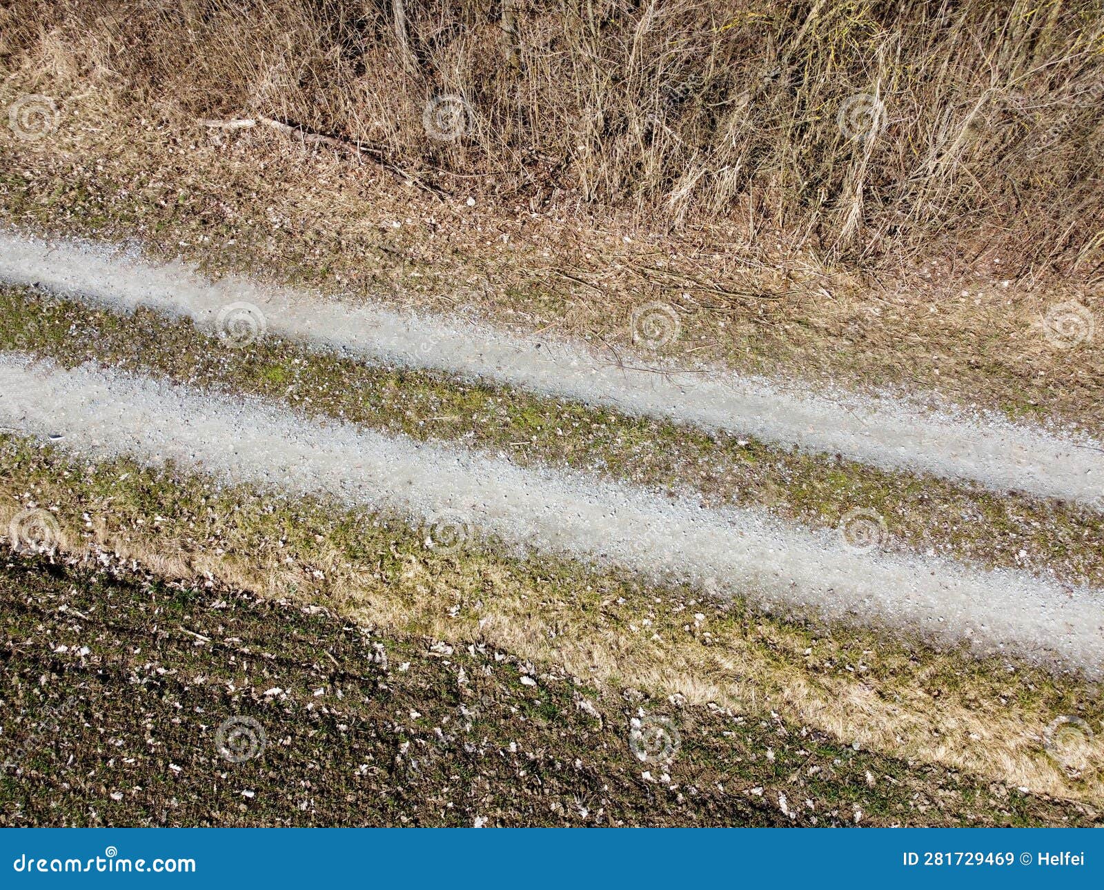 Long Shadows from Avenue Deciduous Trees at Springtime in Bavaria Stock ...
