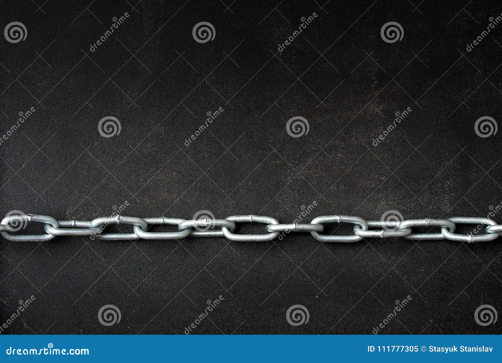 Chrome chain stock image. Image of industrial, power - 111777305