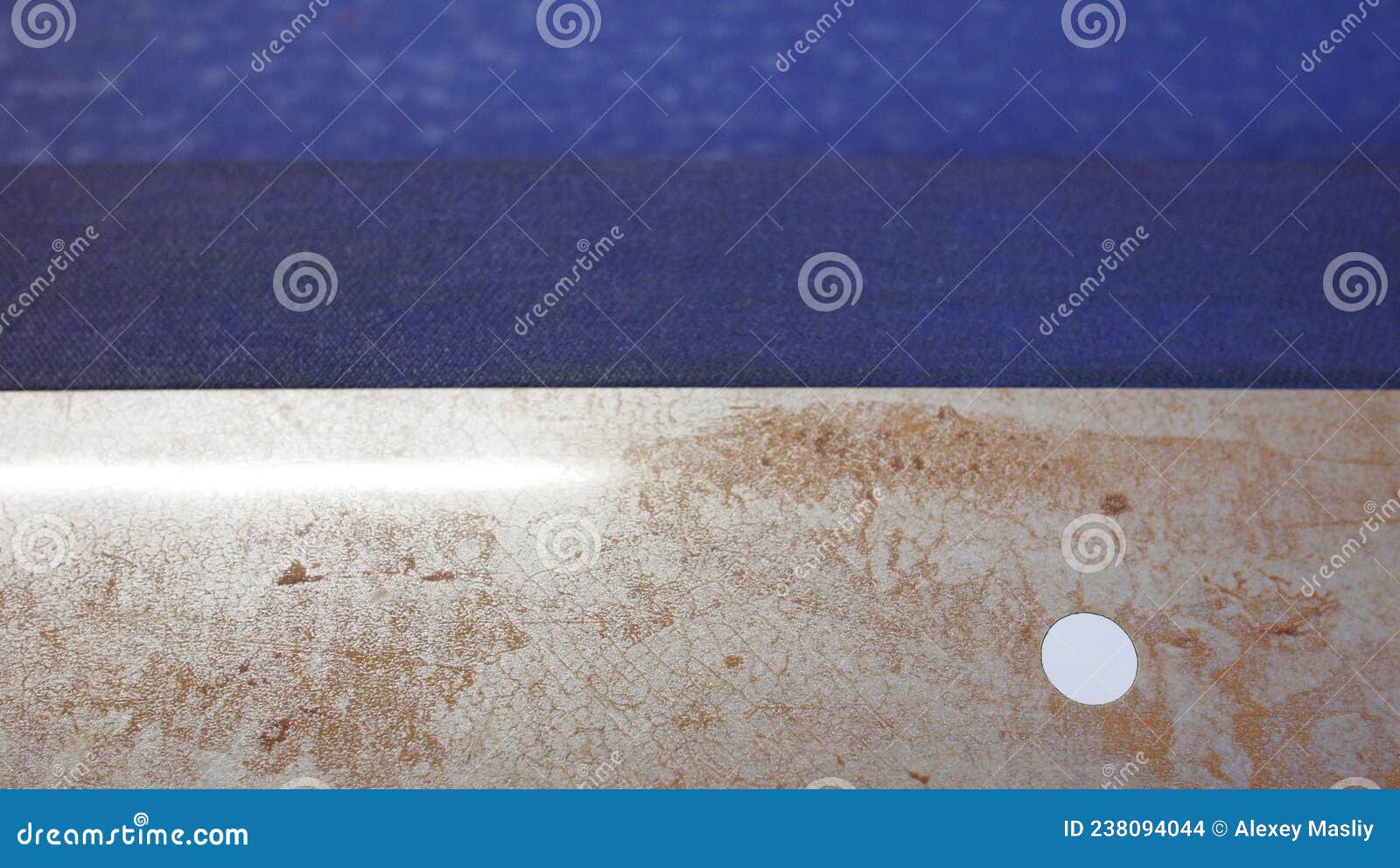 Long or Side Rail with Sight or Diamond of Billiard Table Stock Photo ...