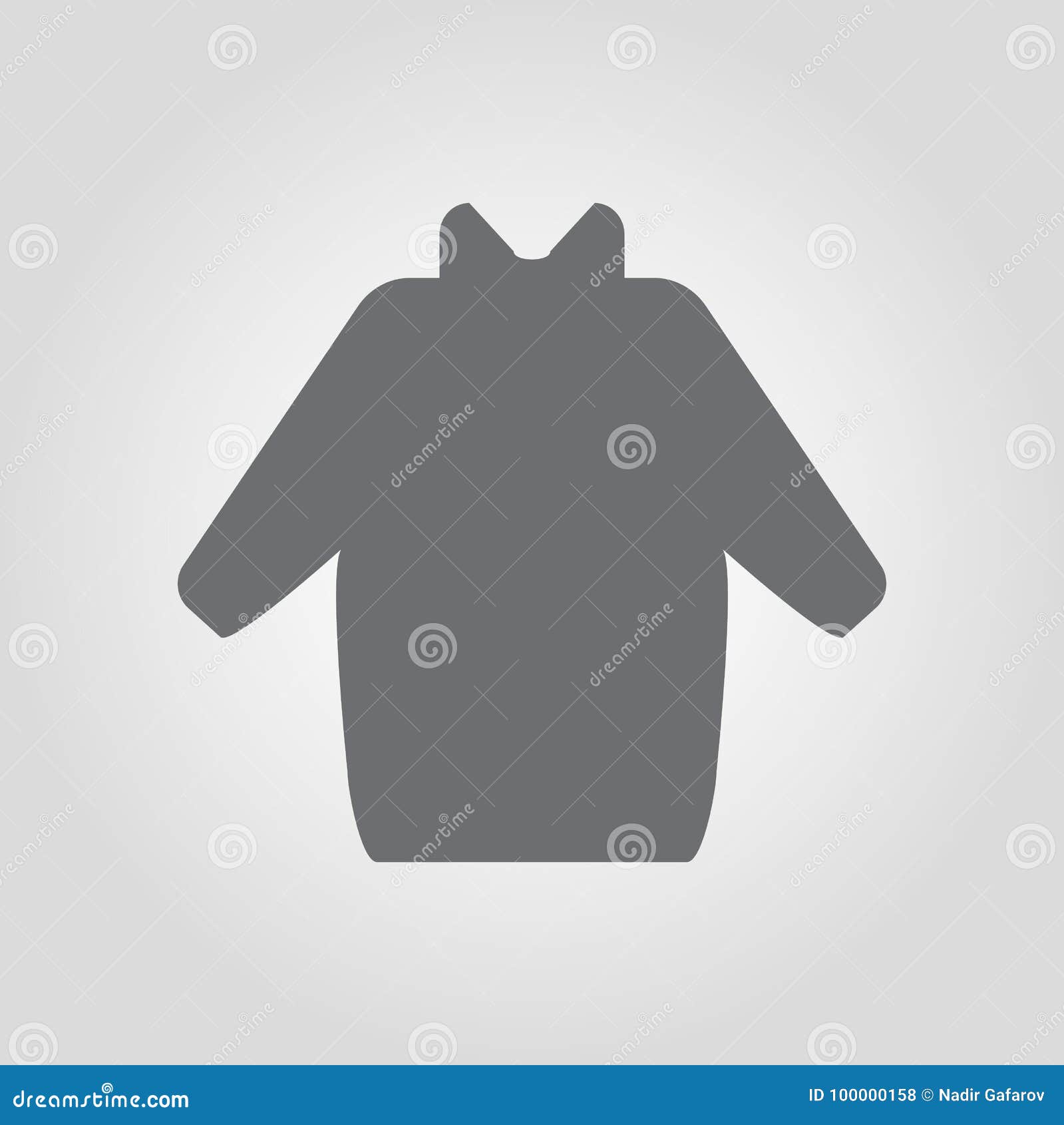 Long Slave Jacket Icon Stock Photography | CartoonDealer.com #100000088