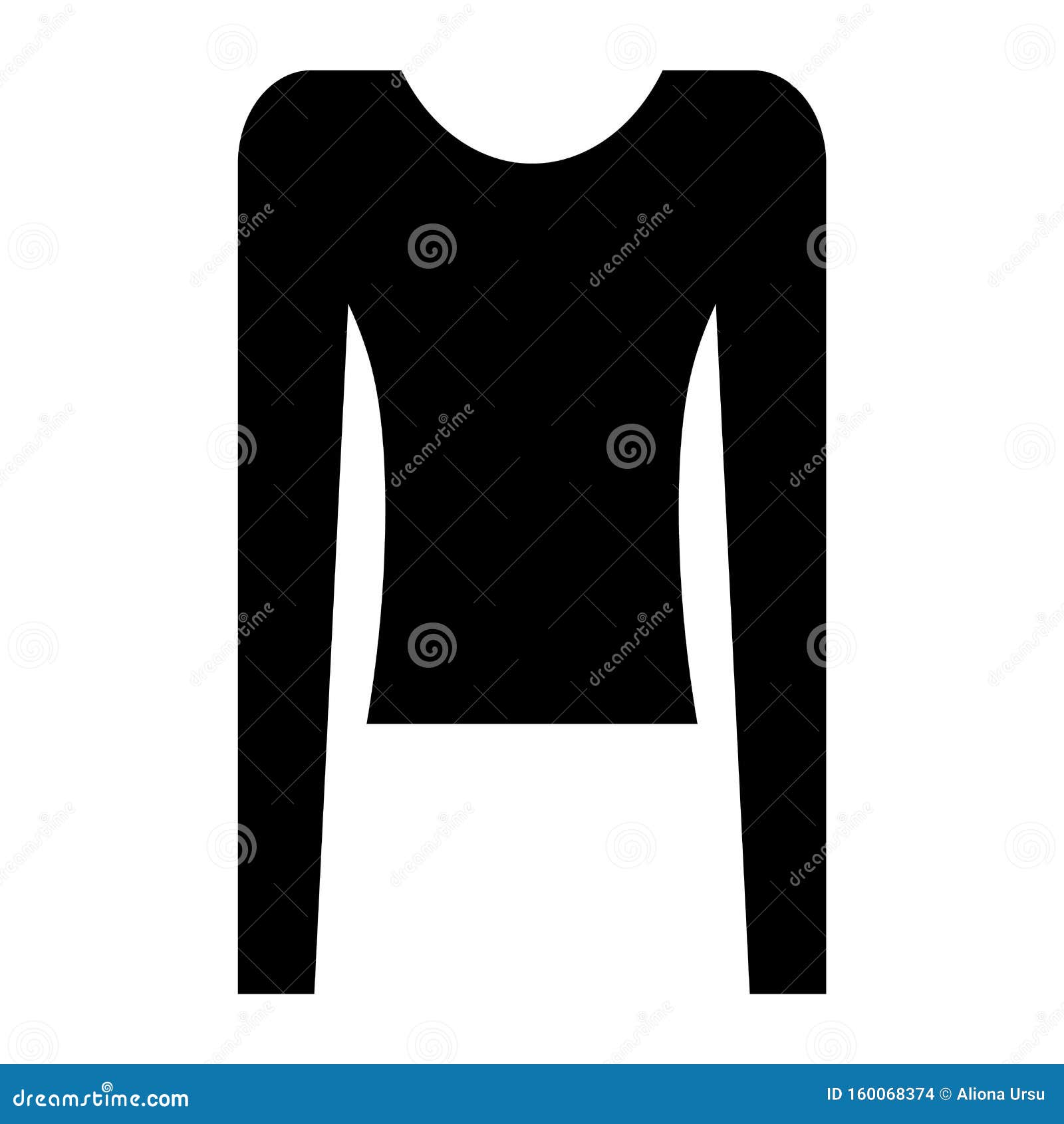 Long Sleeve Icon Vector Design Stock Vector - Illustration of model ...