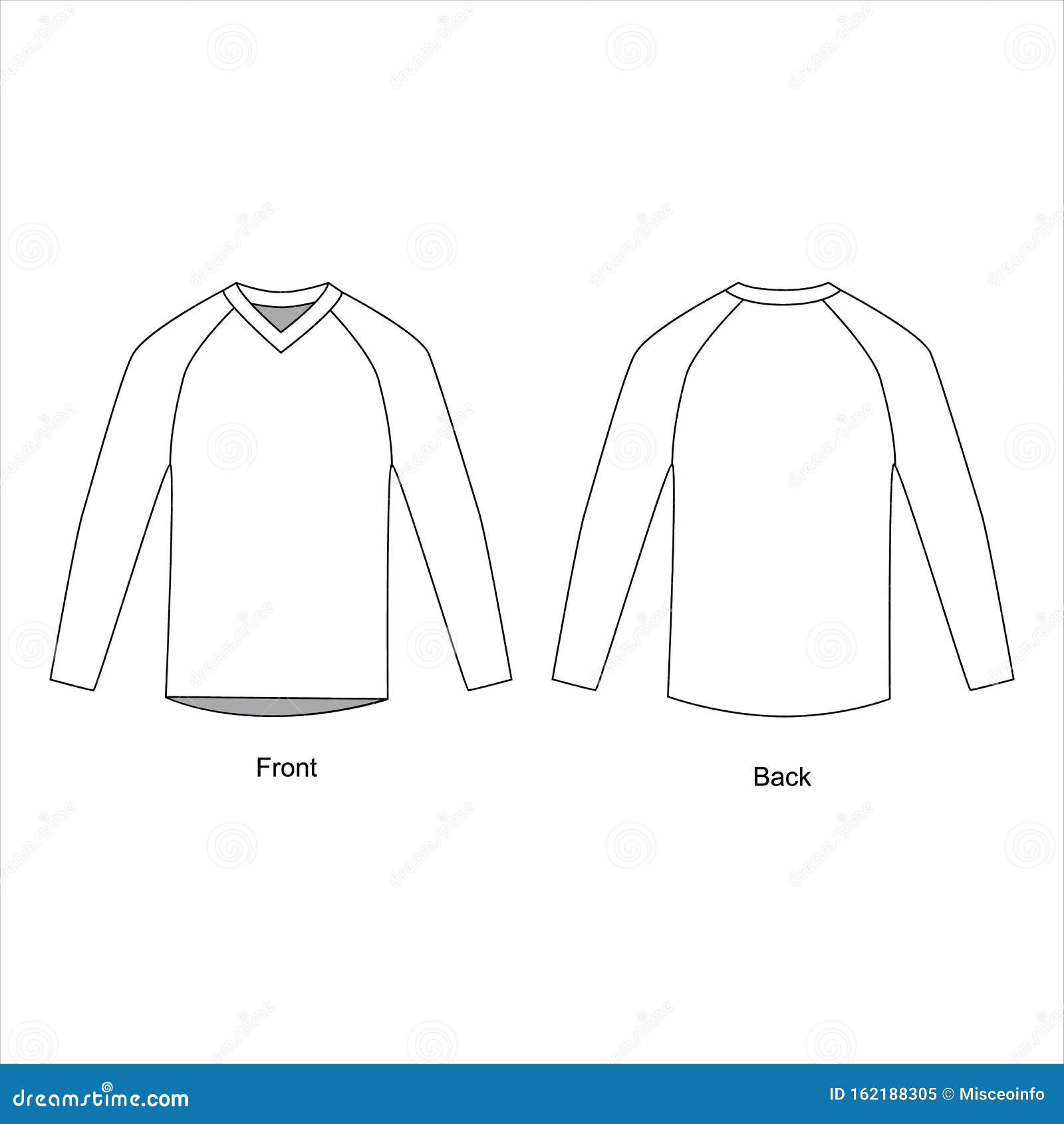 Long Sleeve, Vector. Jacket with a Long Sleeve, Vector. Technical ...