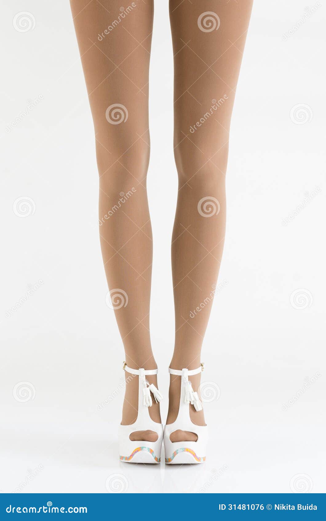 Long slim female legs stock photo. Image of heels, girl - 31481076
