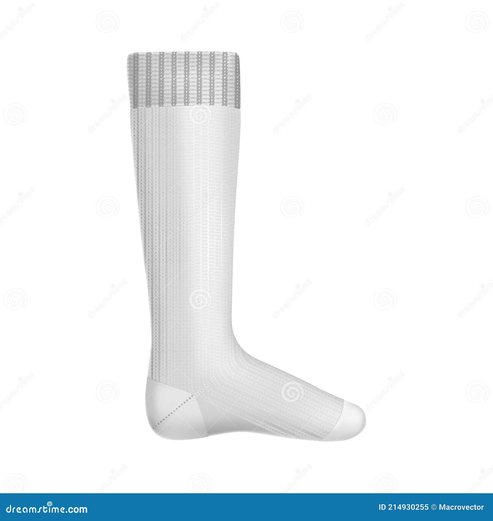 Long Sock Realistic Composition Stock Vector - Illustration of icon ...