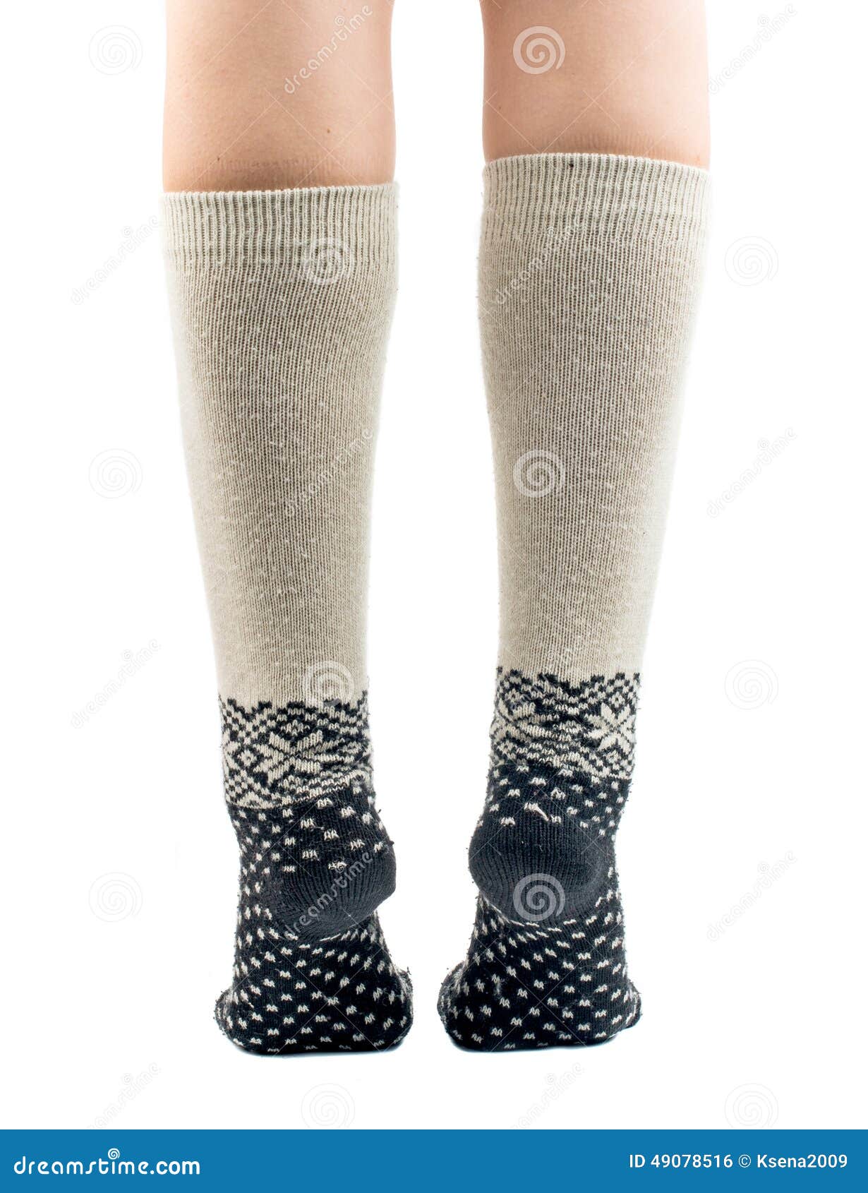 Long socks on his feet stock photo. Image of person, demonstration ...