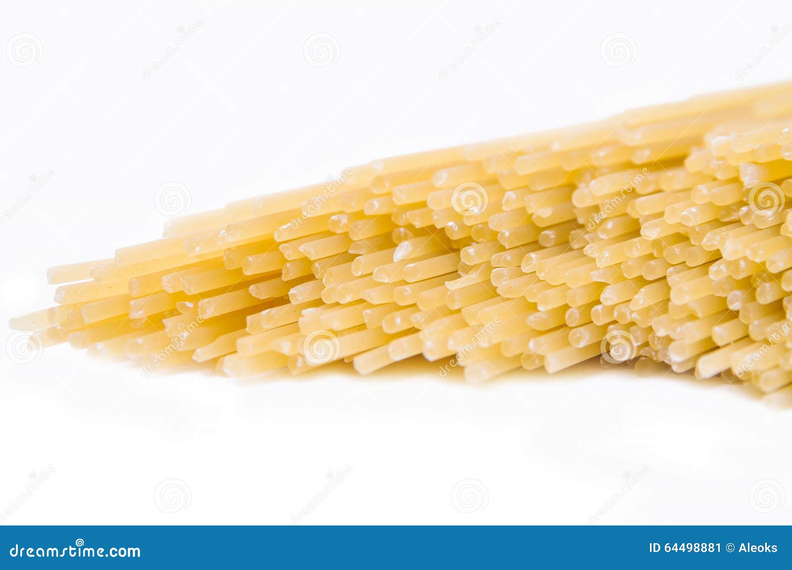 Long Spaghetti on a White Background Stock Image - Image of cooks ...