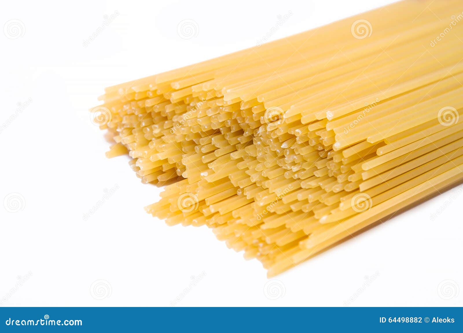 Long Spaghetti on a White Background Stock Photo - Image of backdrop ...