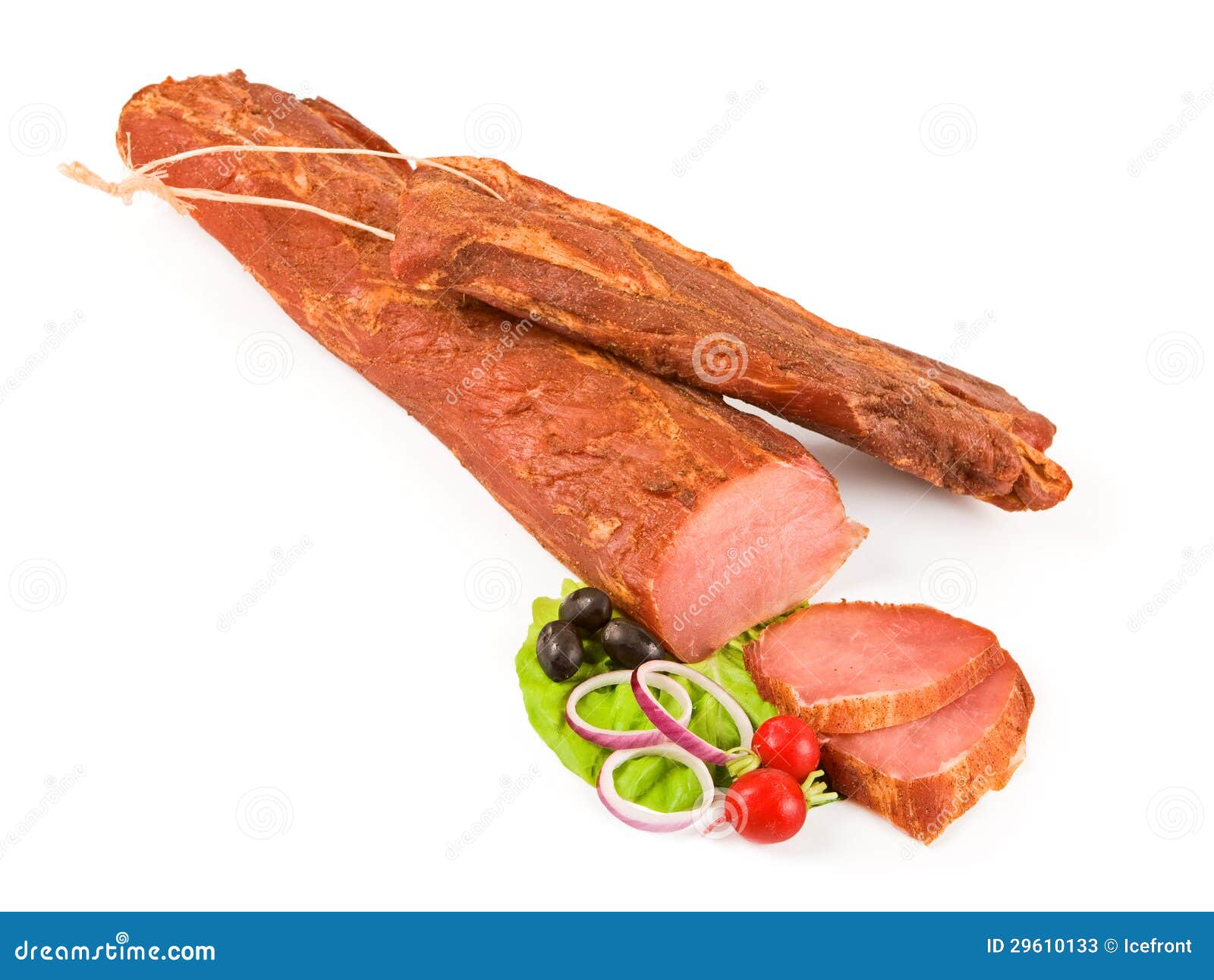Long Spicy Fillet and Slices Stock Image - Image of pork, vegetable ...