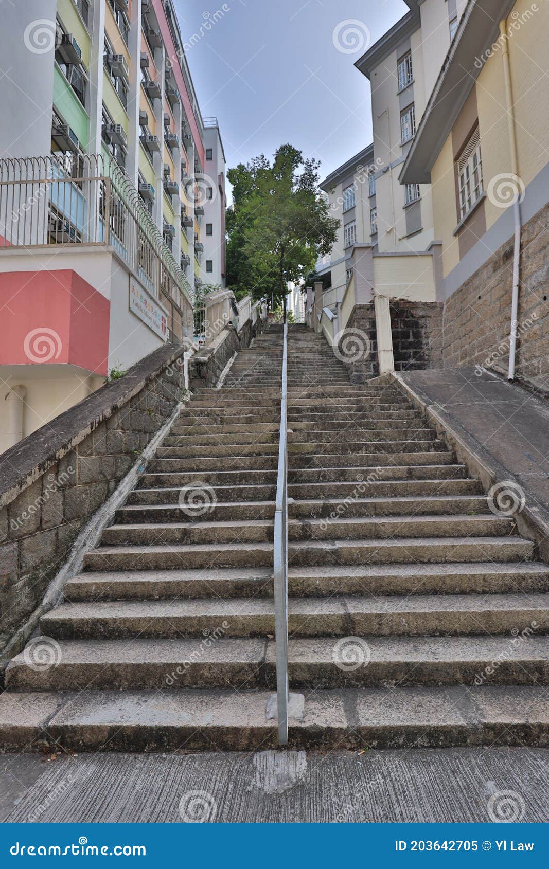 The Long Stair at the Central, Hong Kong 27 Nov 2020 Stock Image ...