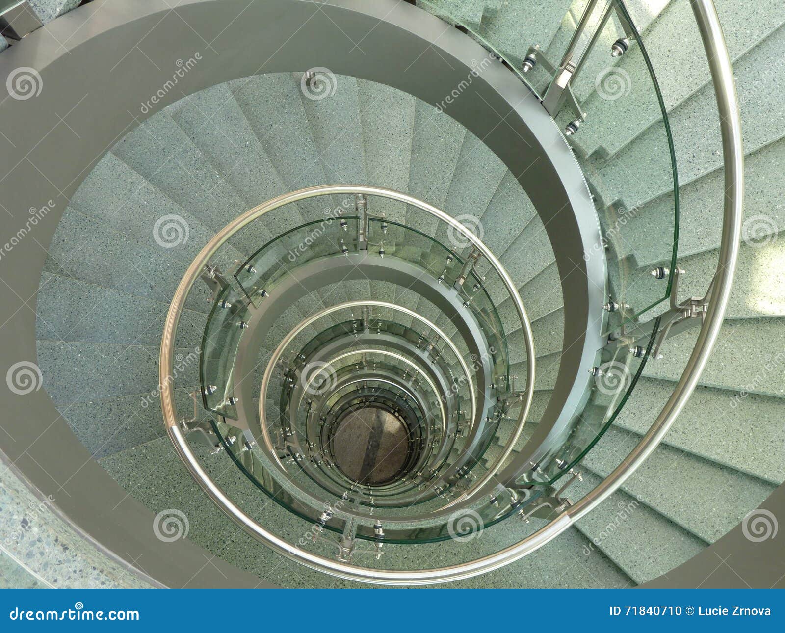Long Staircase in a High Building Stock Photo - Image of landmark ...