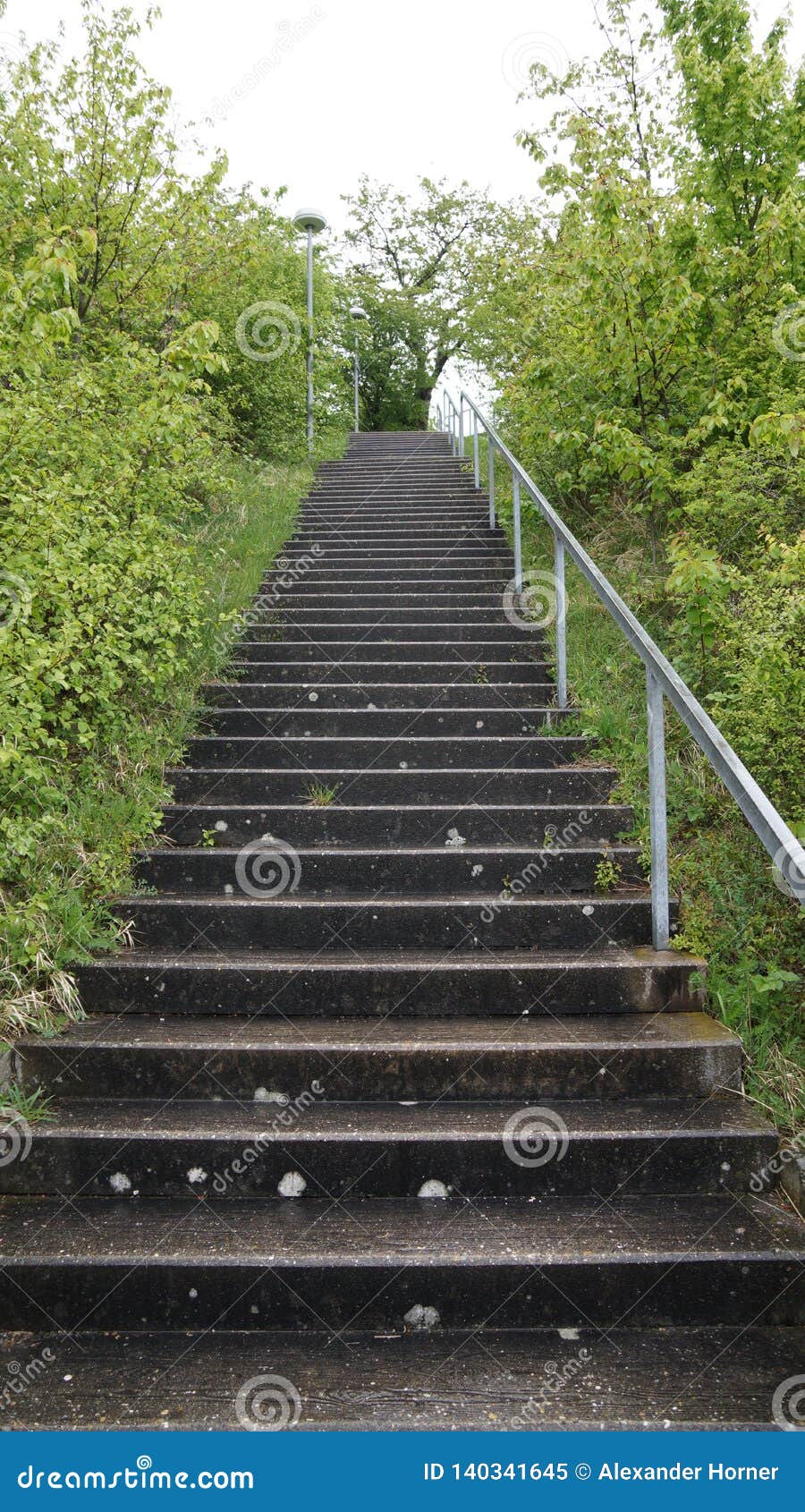 Long Stairs With Steps Stock Photo | CartoonDealer.com #25871064